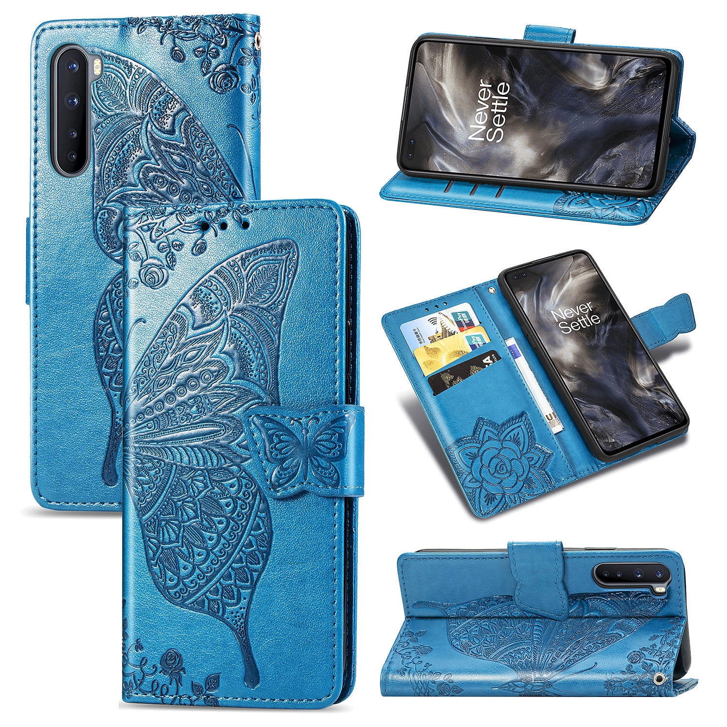 OnePlus Nord N100 Case, OnePlus Nord N100 Wallet Folio Case Magnetic ...
