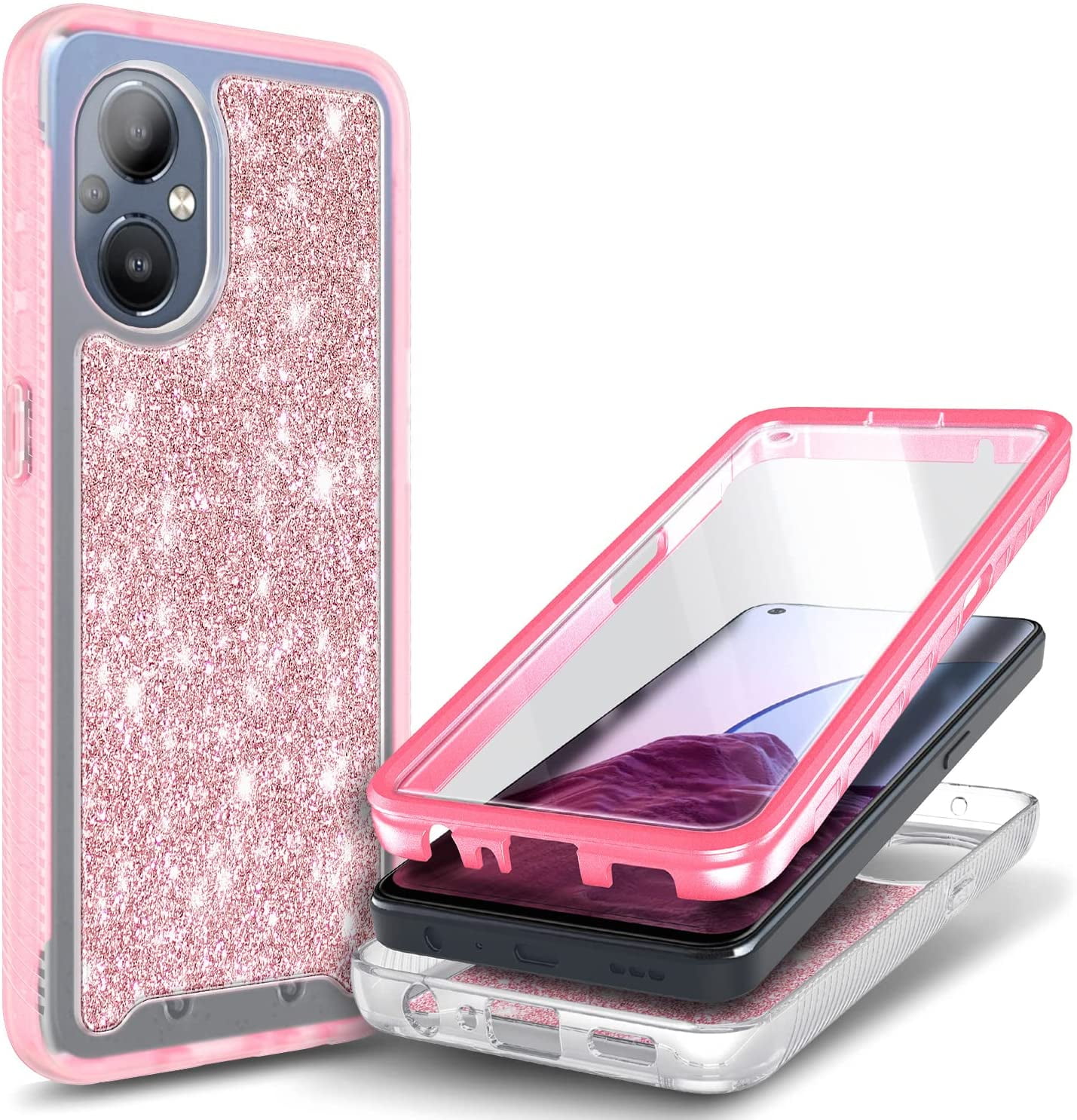 OnePlus Nord N20 5G Phone Case with [Built-in Screen Protector ...