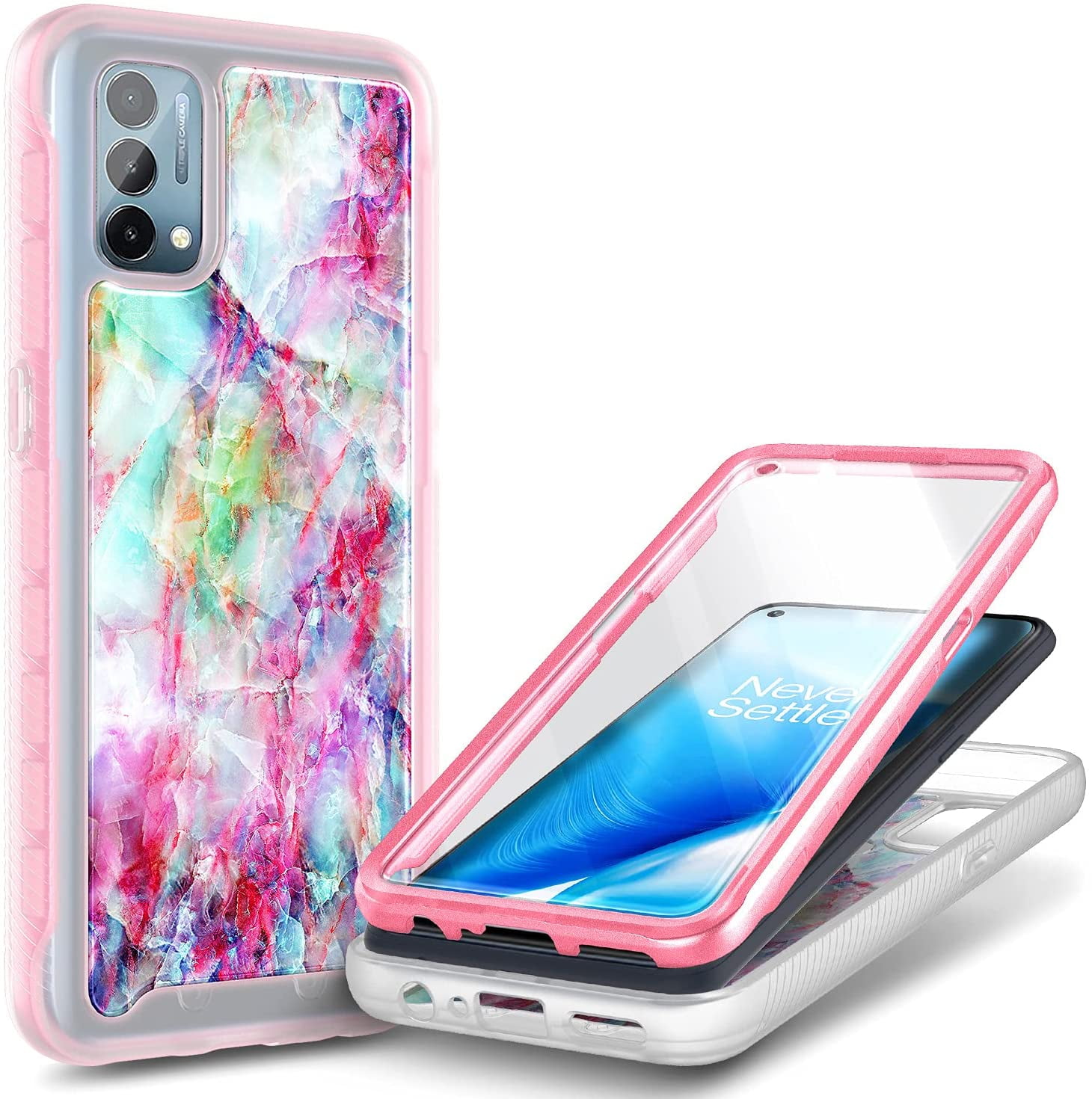 OnePlus Nord N200 5G Phone Case with [Built-in Screen Protector ...