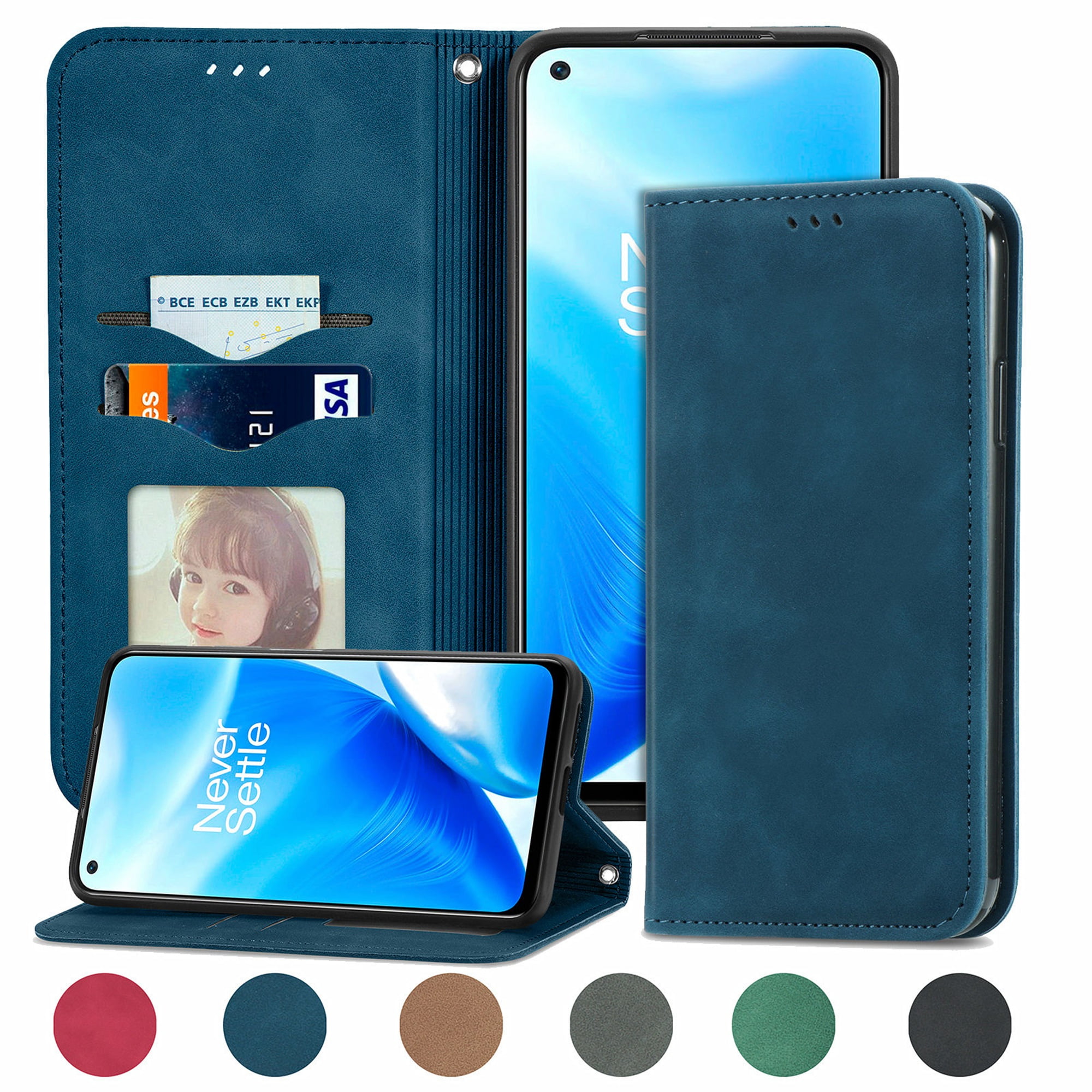 OnePlus Nord N200 5G Wallet Case, Dteck PU Leather Folio Flip Wallet ...