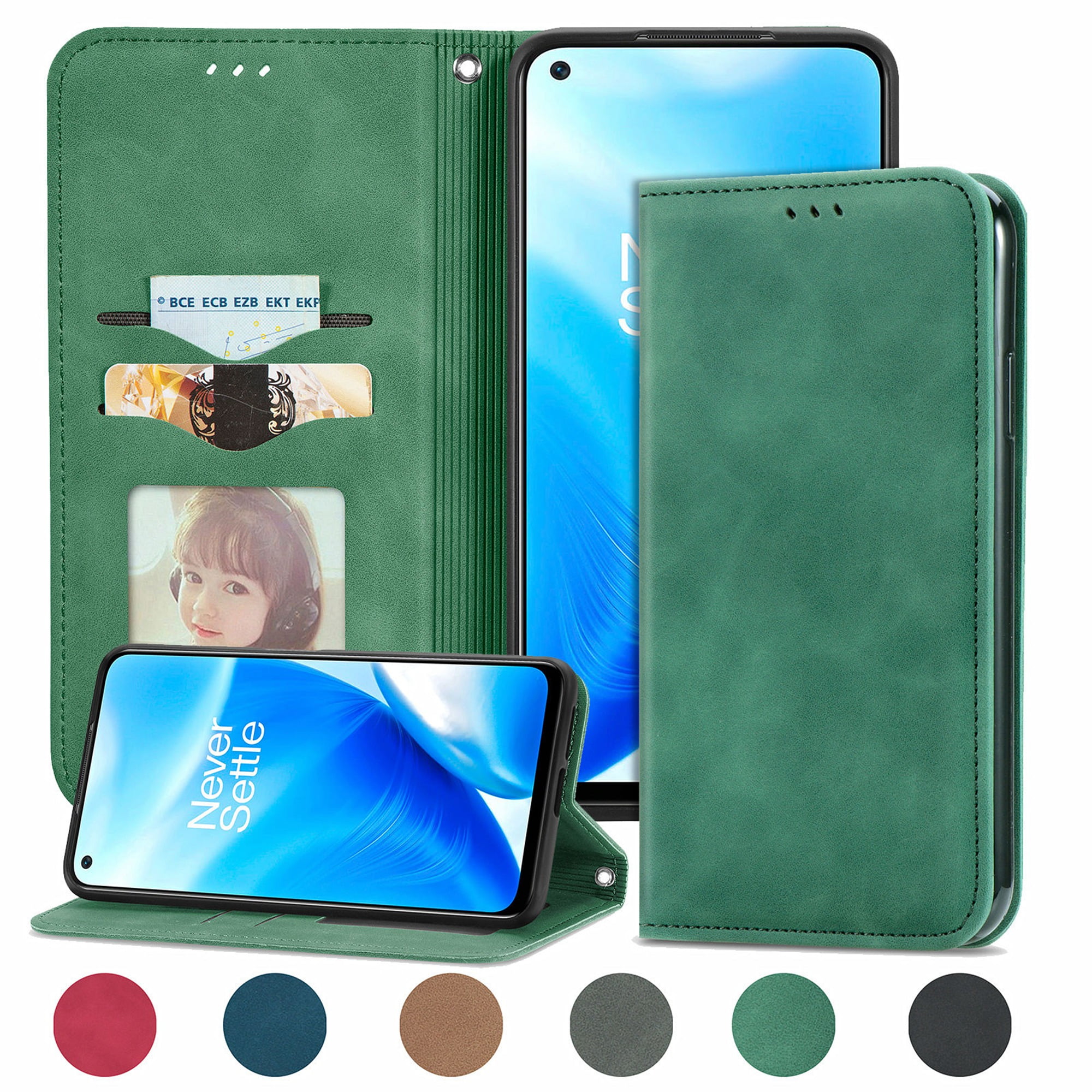 OnePlus Nord N200 5G Wallet Case, Dteck PU Leather Folio Flip Wallet ...