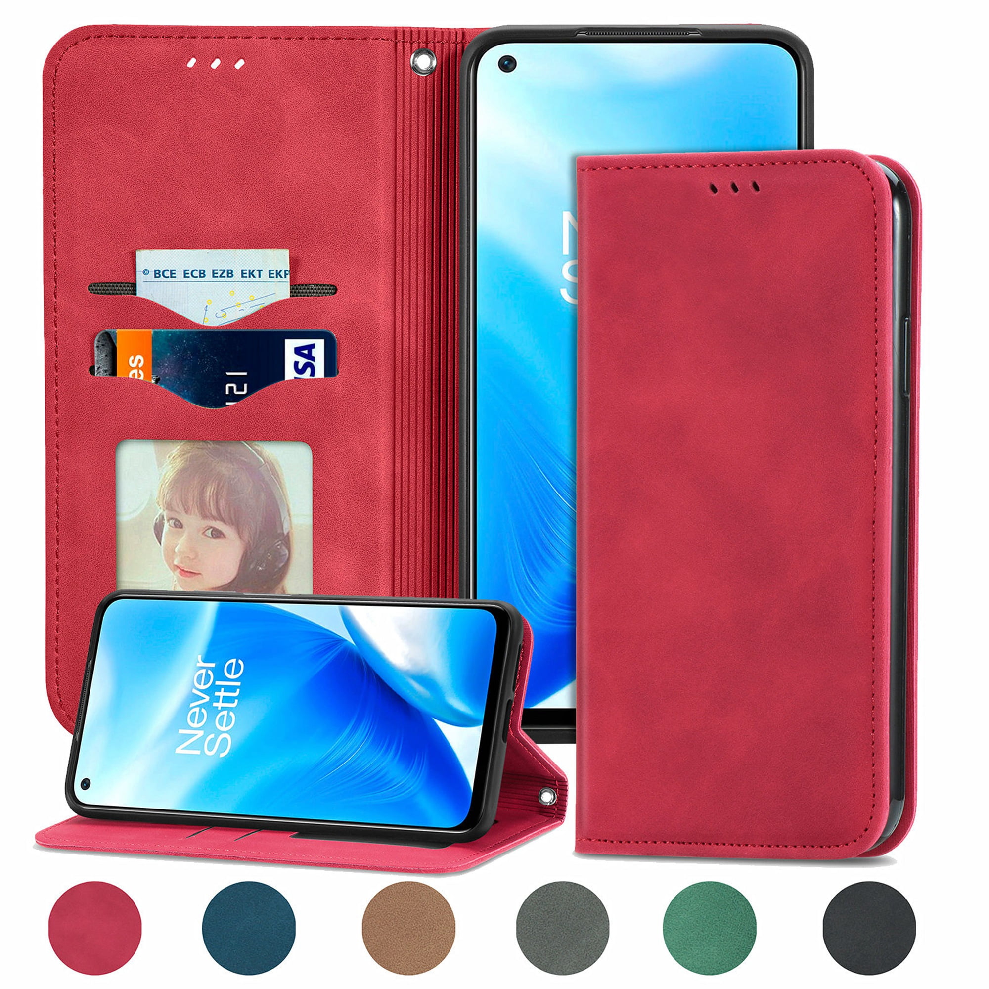 OnePlus Nord N200 5G Wallet Case, Dteck PU Leather Folio Flip Wallet ...