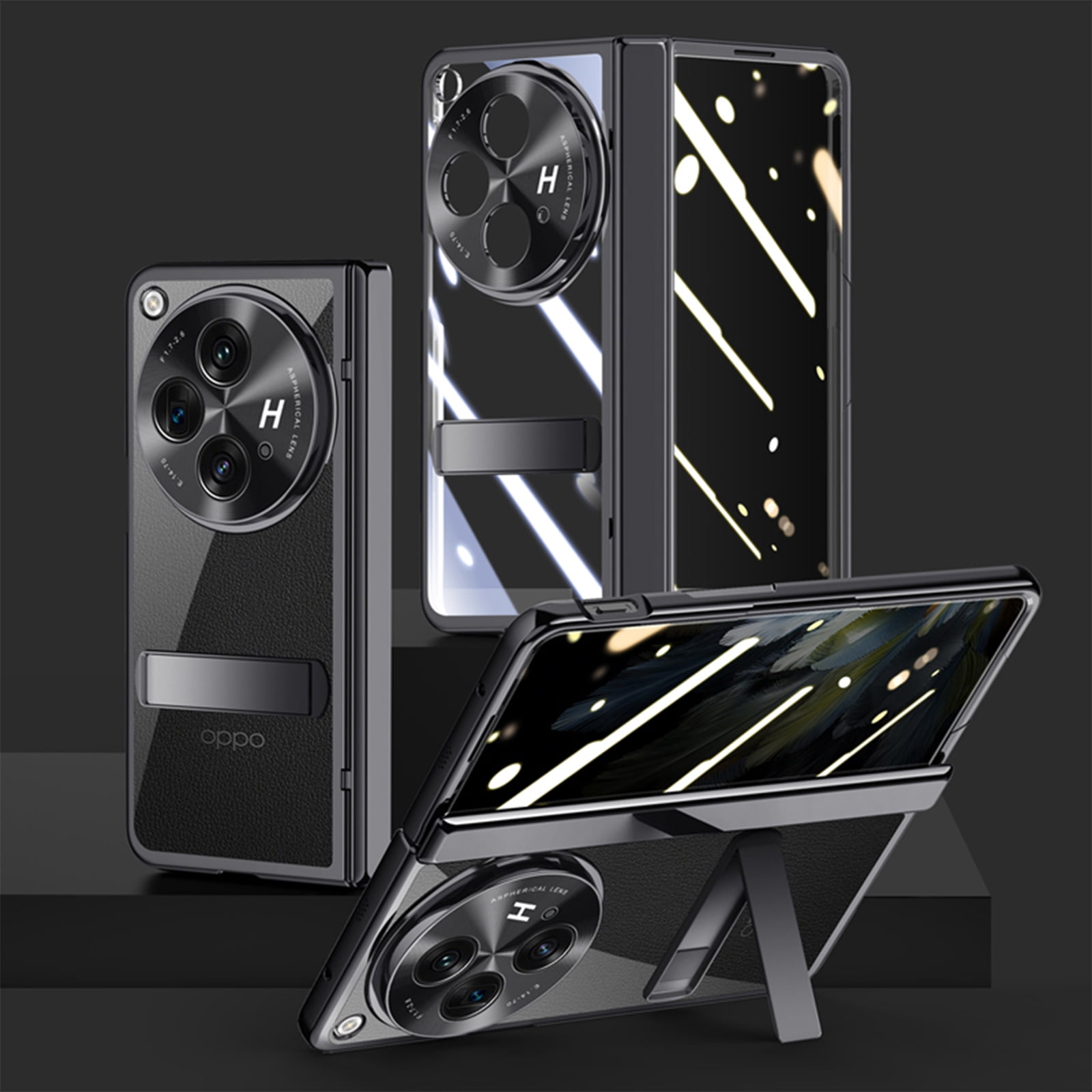 for OnePlus Open Case with Privacy Screen Protector, Built-in ...