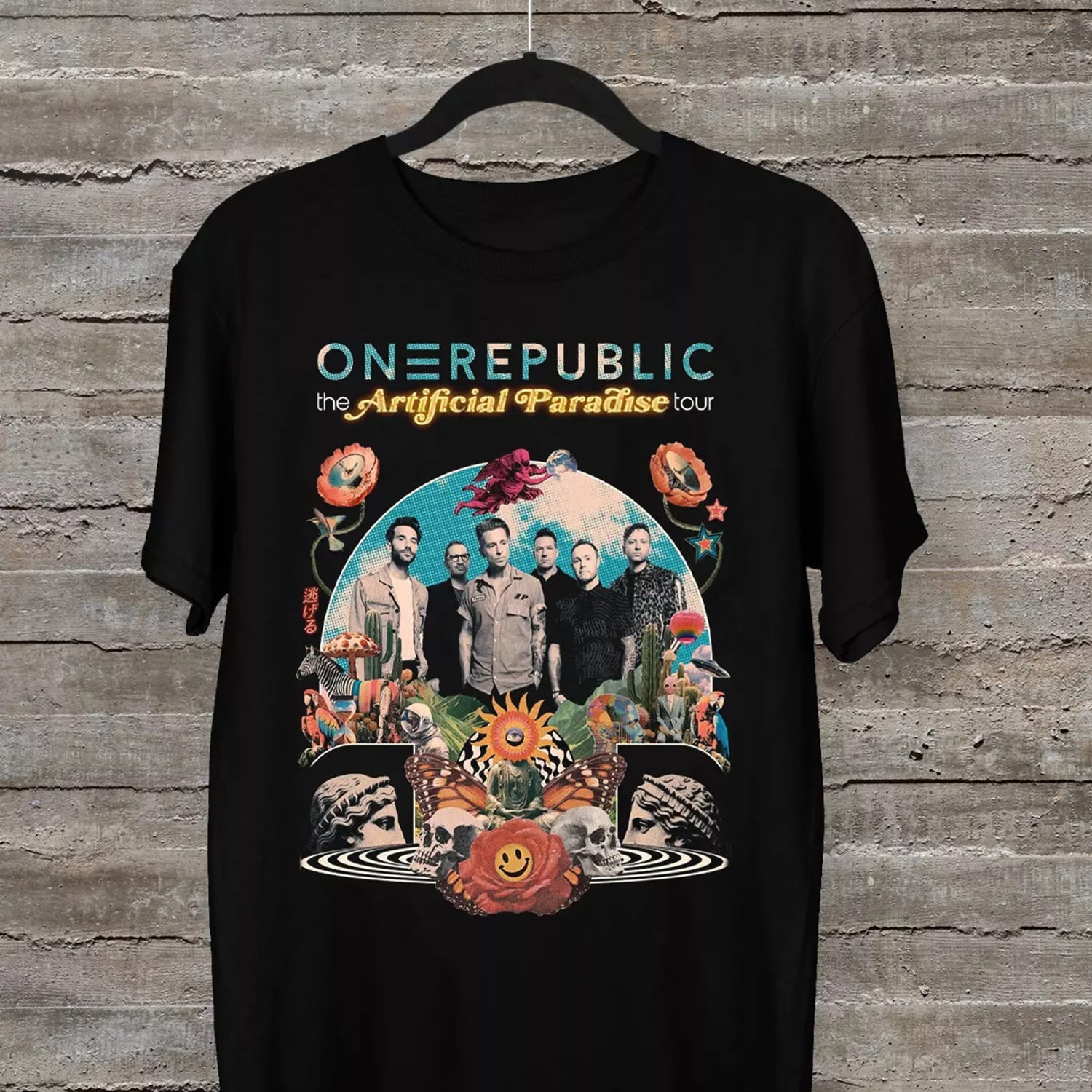 OneRepublic Artificial Paradise 2024 tour Black All Size Unisex Shirt ...