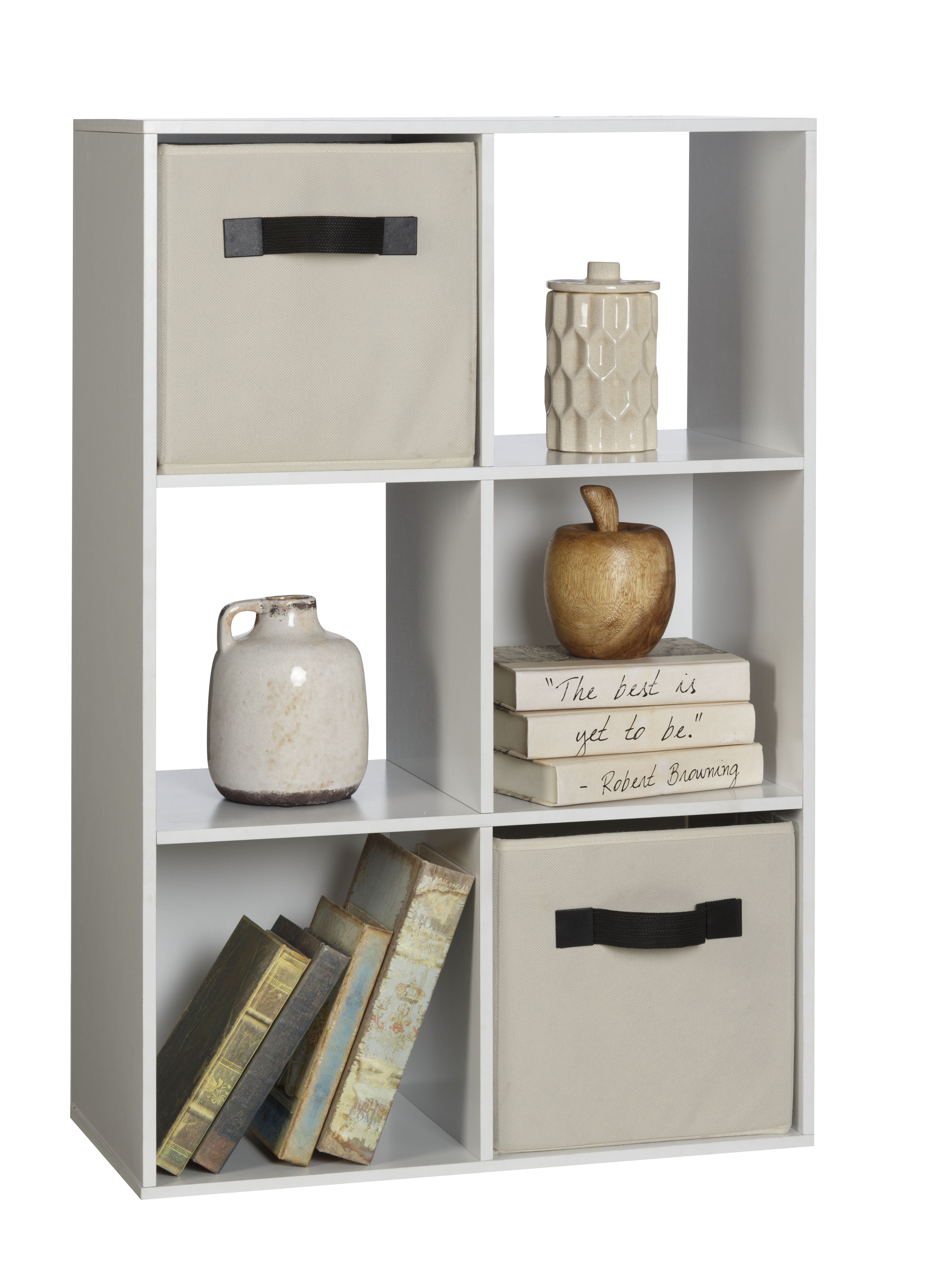 OneSpace 50-61201 6-Cube Organizer, White - Walmart.com