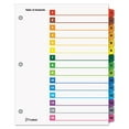 OneStep Printable Table of Contents and Dividers, 15-Tab, 1 to 15, 11 x ...