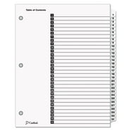 OneStep Printable Table of Contents and Dividers, 15-Tab, 1 to 15, 11 x ...
