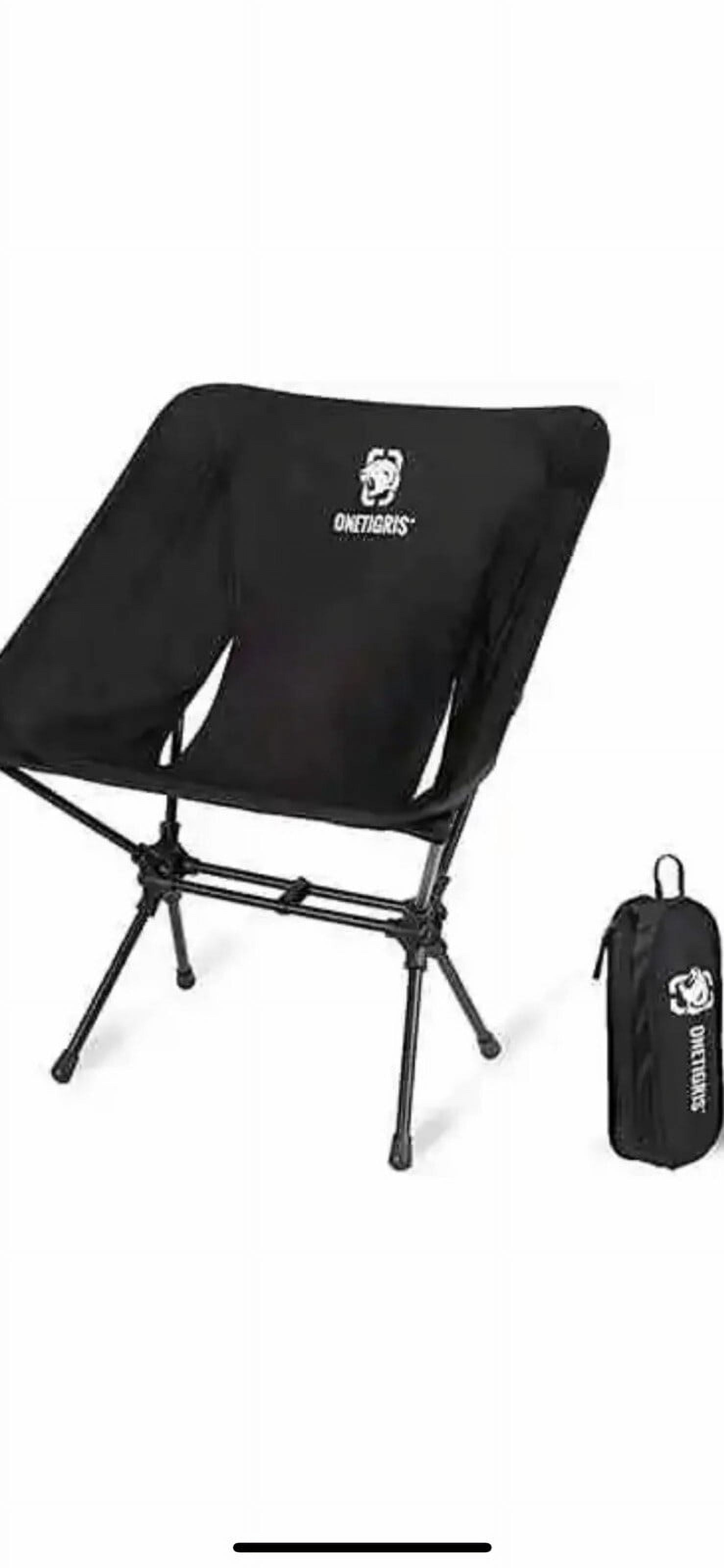 OneTigris Camping Chair Backpacking 330 lbs Portable Folding Chair ...