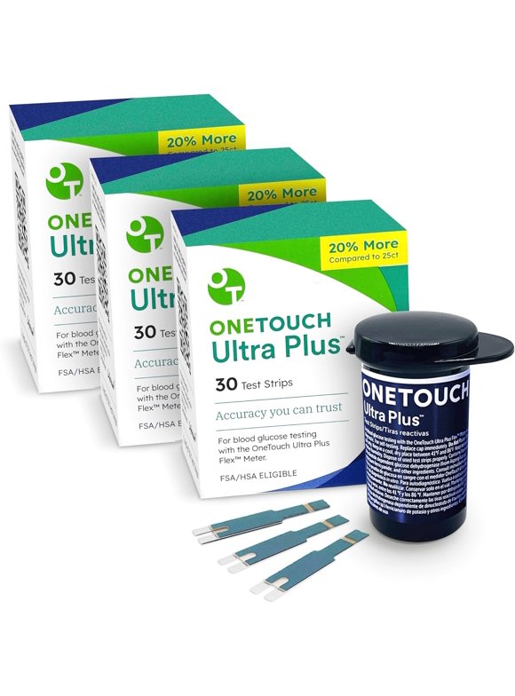 OneTouch Blood Glucose Test Strips - Walmart.com