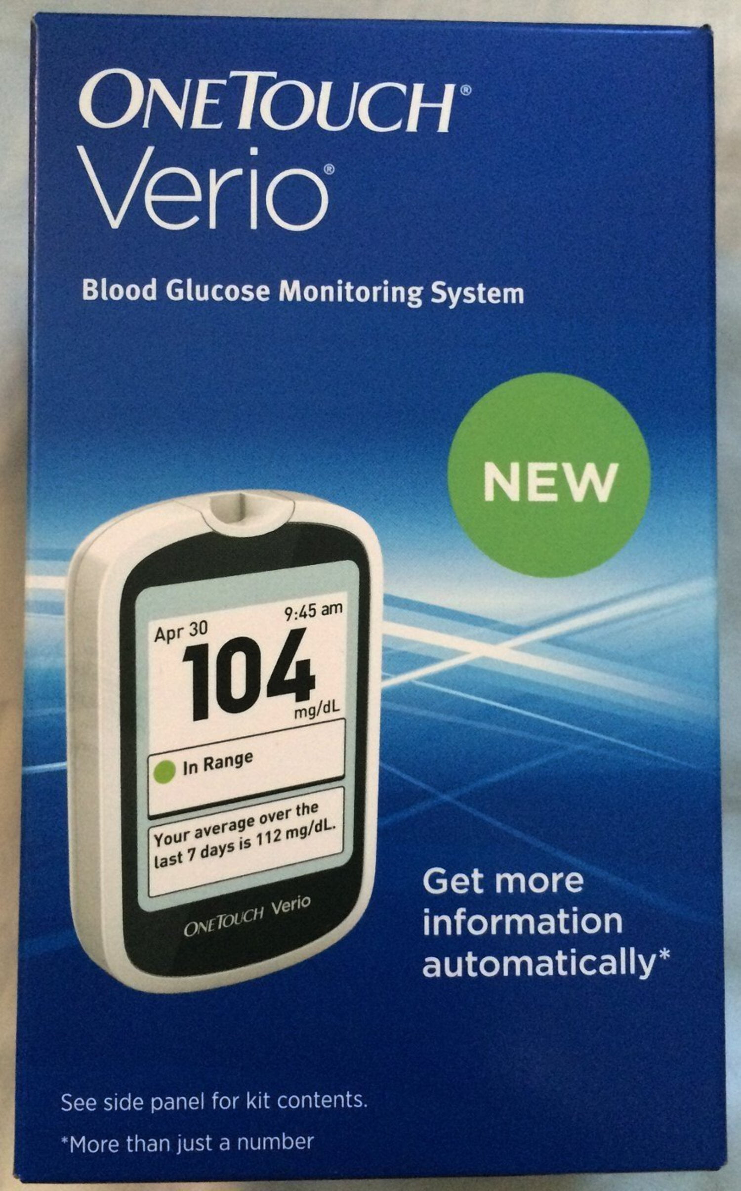 OneTouch Verio Blood Glucose Monitoring System HSA/FSA Eligible ...