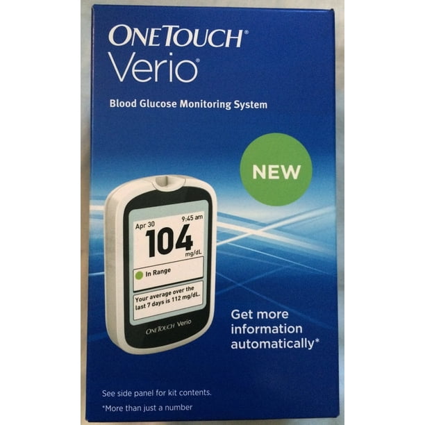 OneTouch Verio Blood Glucose Monitoring System - Walmart Business Supplies