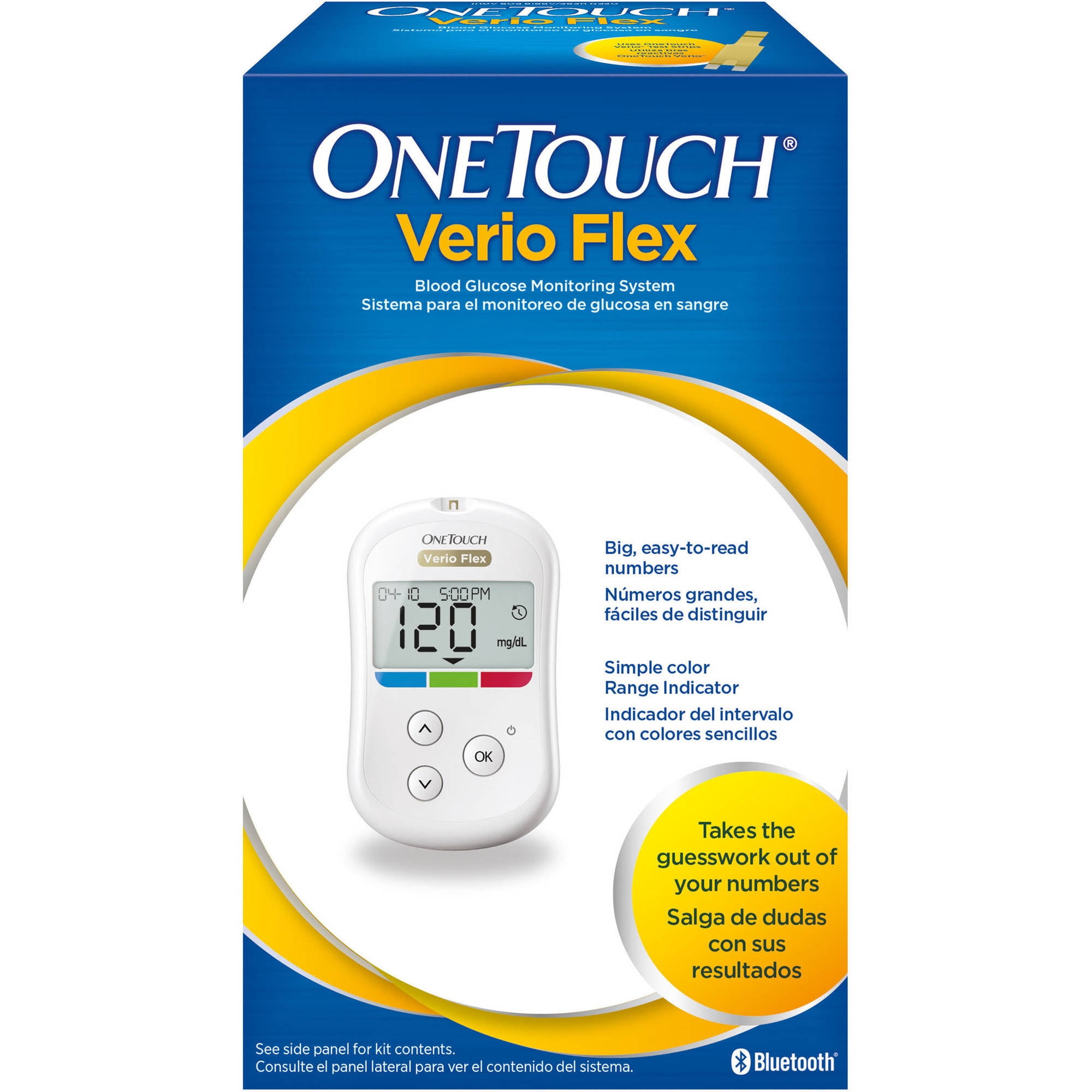 OneTouch Verio Flex Blood Glucose Monitoring System HSA/FSA Eligible ...