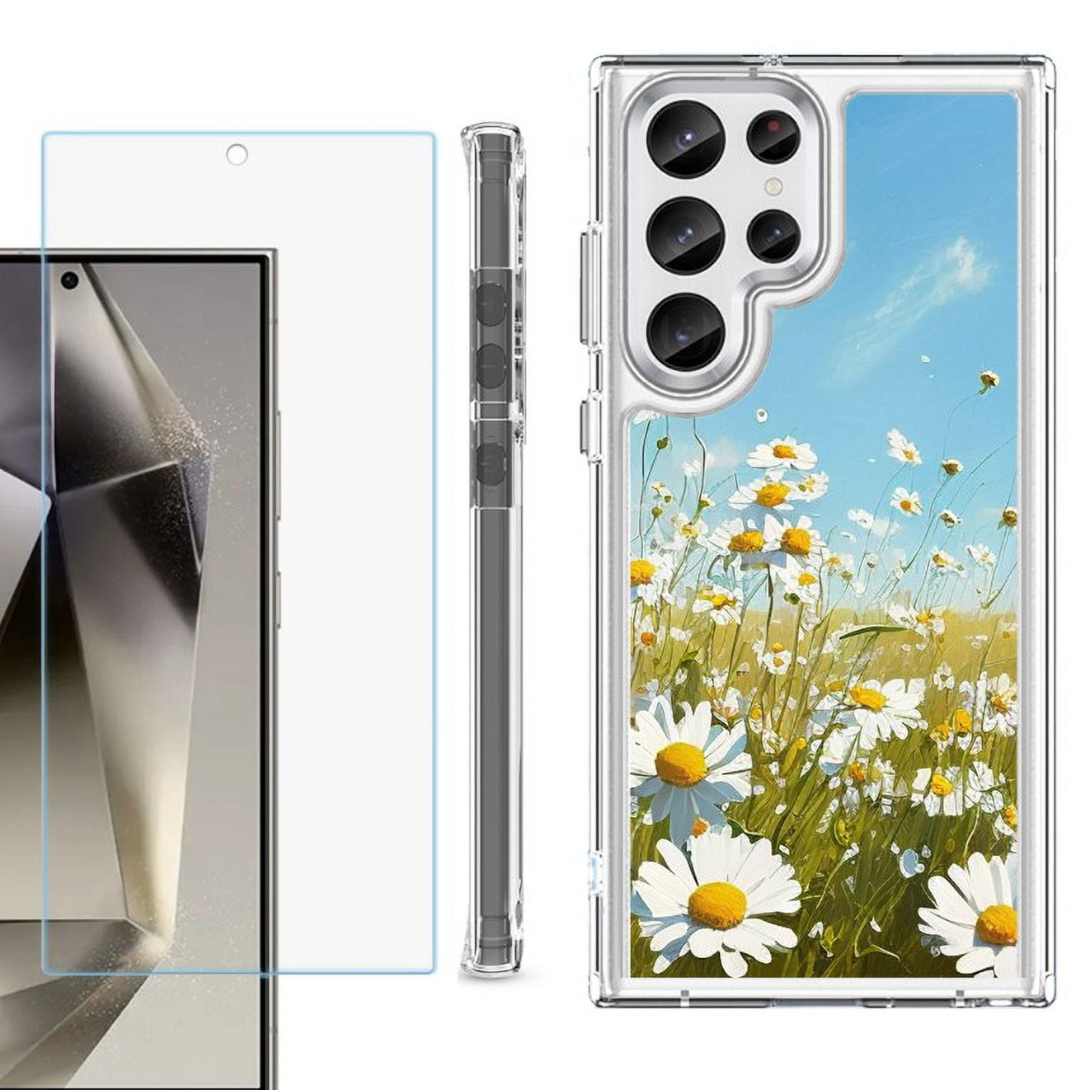 OneToughShield ® Case Compatible with Samsung Galaxy S24 Ultra, Shockproof Bumper Phone Case ...