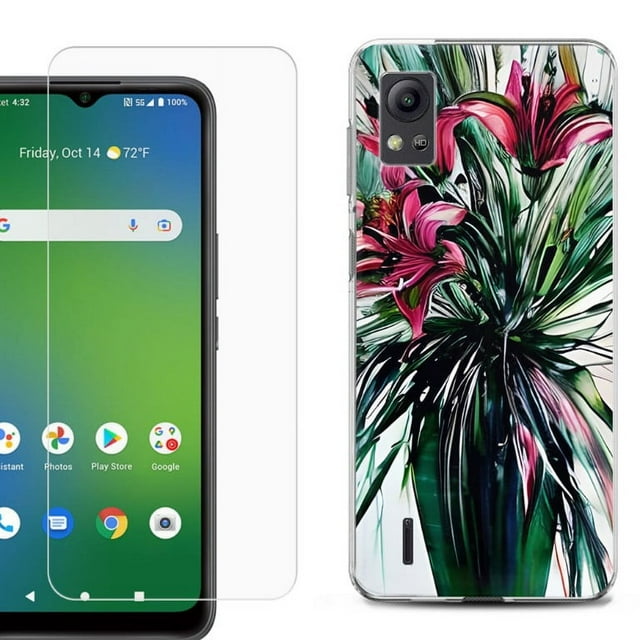 OneToughShield ® Compatible with Cricket Icon 5, Fashion Phone Case ...