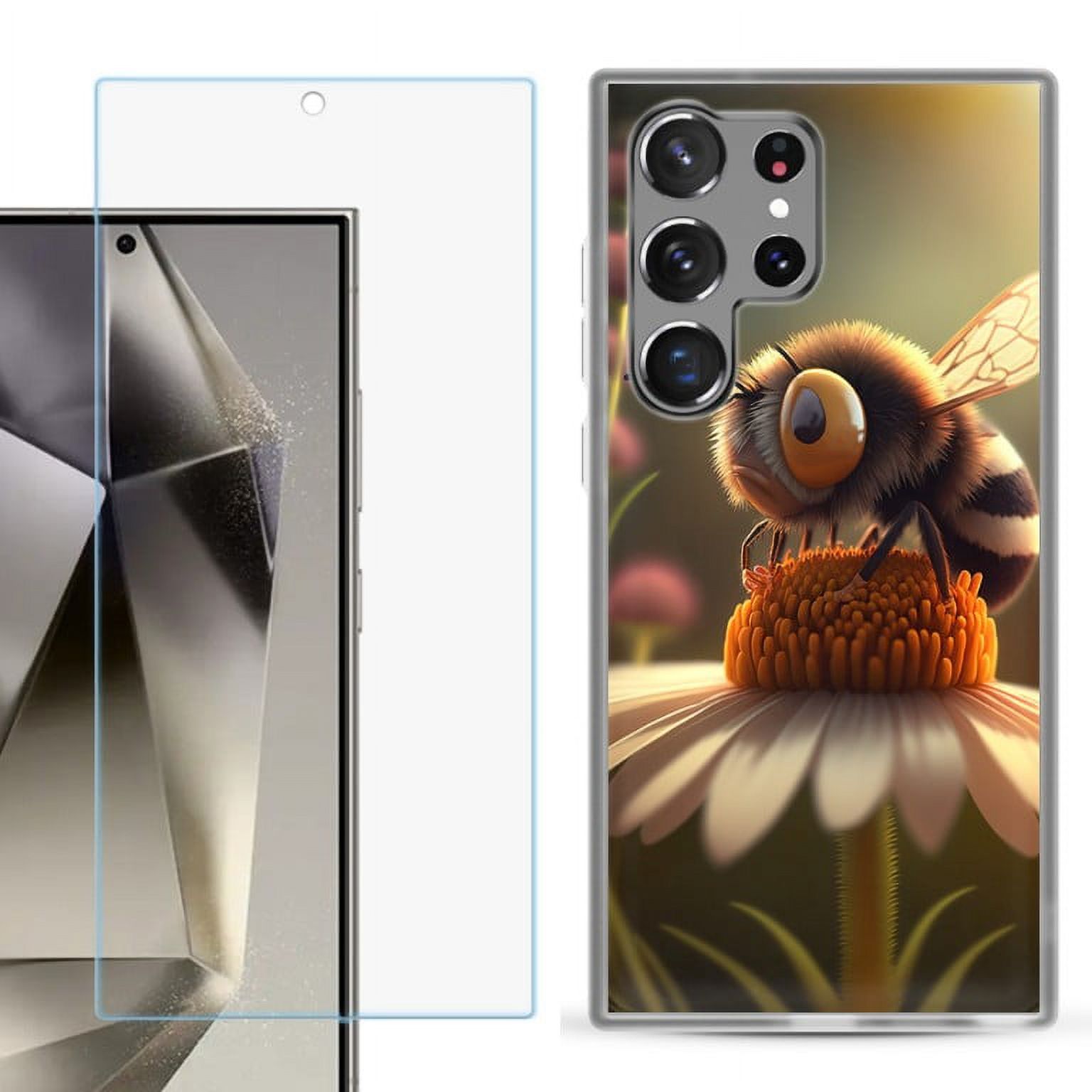 OneToughShield ® Compatible with Samsung Galaxy S24 Ultra, Shockproof Phone Case, with Tempered ...