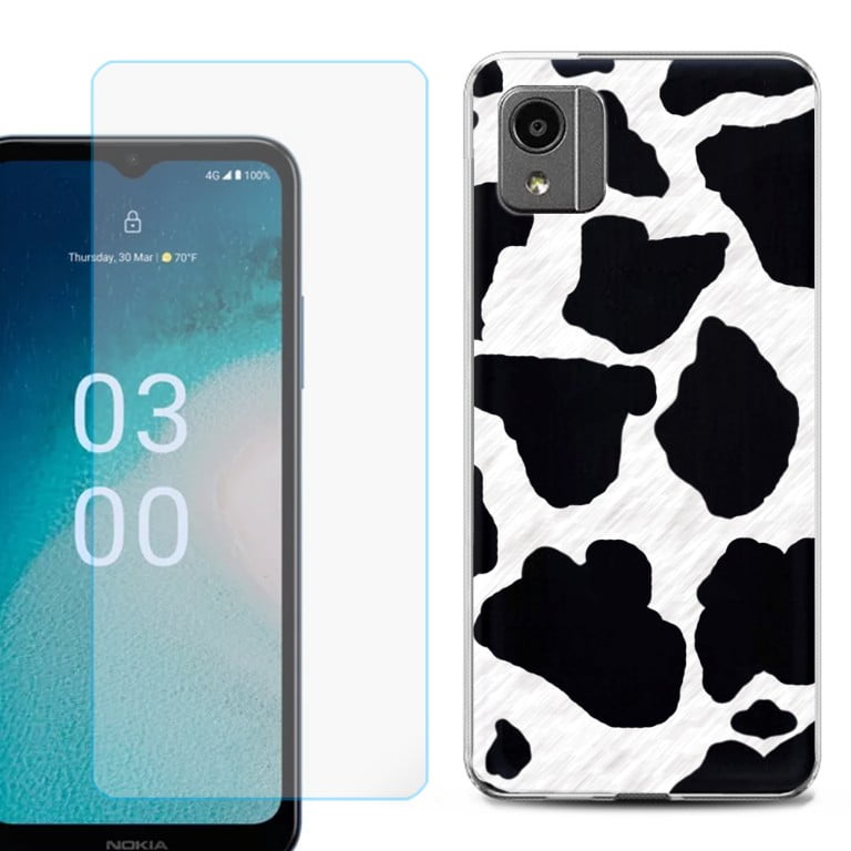 OneToughShield ® for Nokia C110 Shockproof Phone Case, with Tempered ...