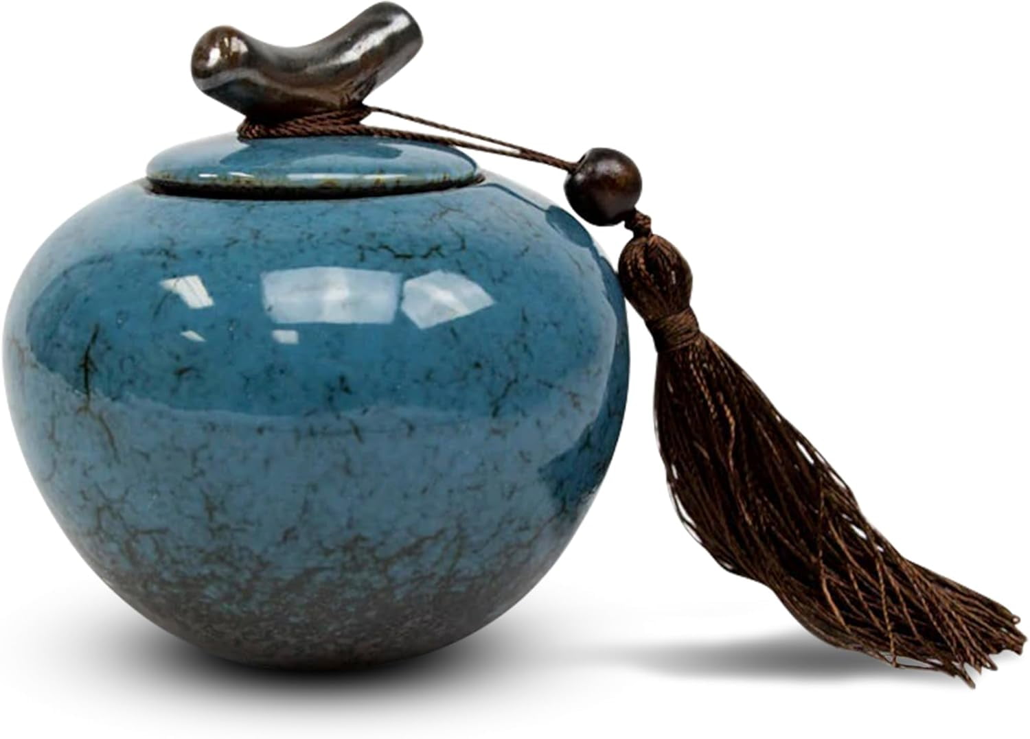 OneWorld Memorials Branch Ceramic Small Cremation Urn - Extra Small ...