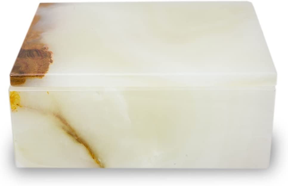 OneWorld Memorials Tranquil Hues Marble Keepsake Cremation Box - Extra ...