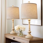 "Oneach Farmhouse Rustic Table Lamps Set of 2 with USB Port, 27.25 ...