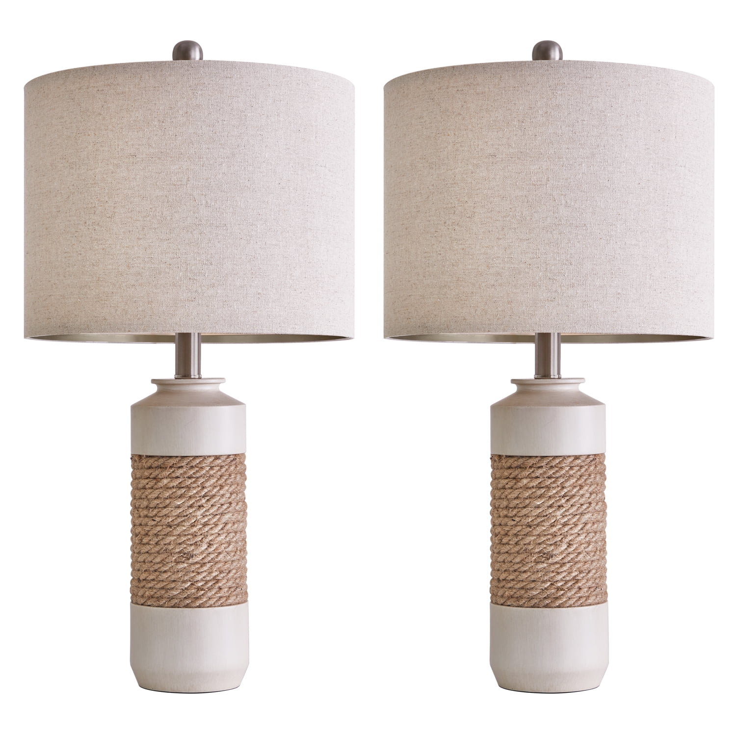 Oneach Farmhouse Resin Table Lamp Set of 2 for Living Room Bedroom 23. ...