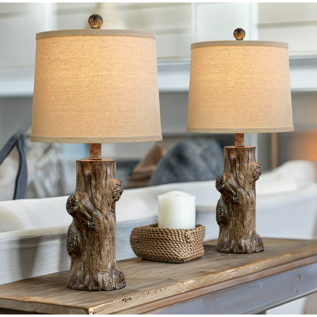 Oneach Farmhouse Resin Table Lamp Set of 2 for Living Room Bedroom 23 ...