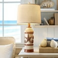 Free Shipping! Oneach Retro Coastal Table Lamp for Living Room Bedroom ...