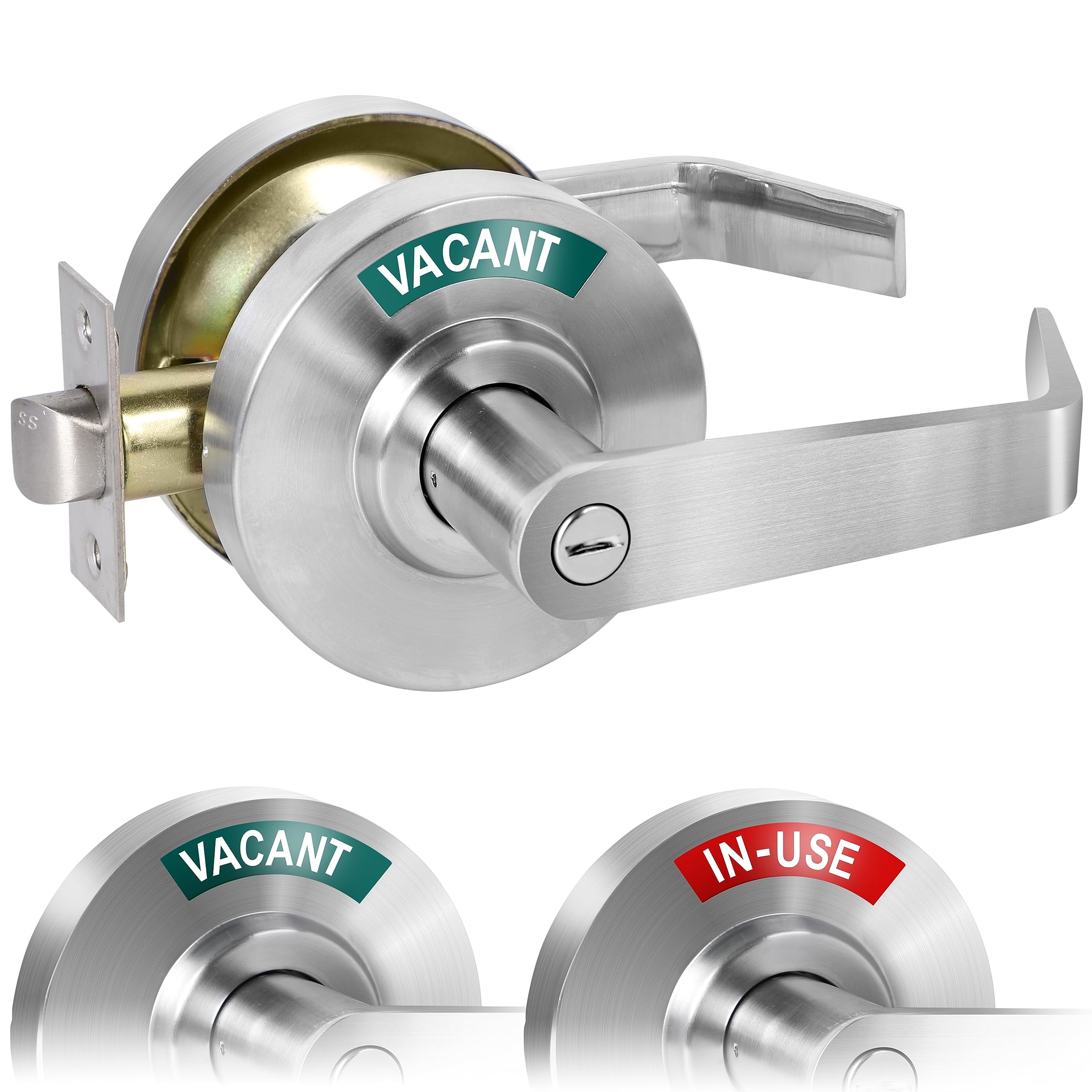 Onedaful Cuzofu Privacy Indicator Lever Lock Inuse or Vacant, Occupied ...