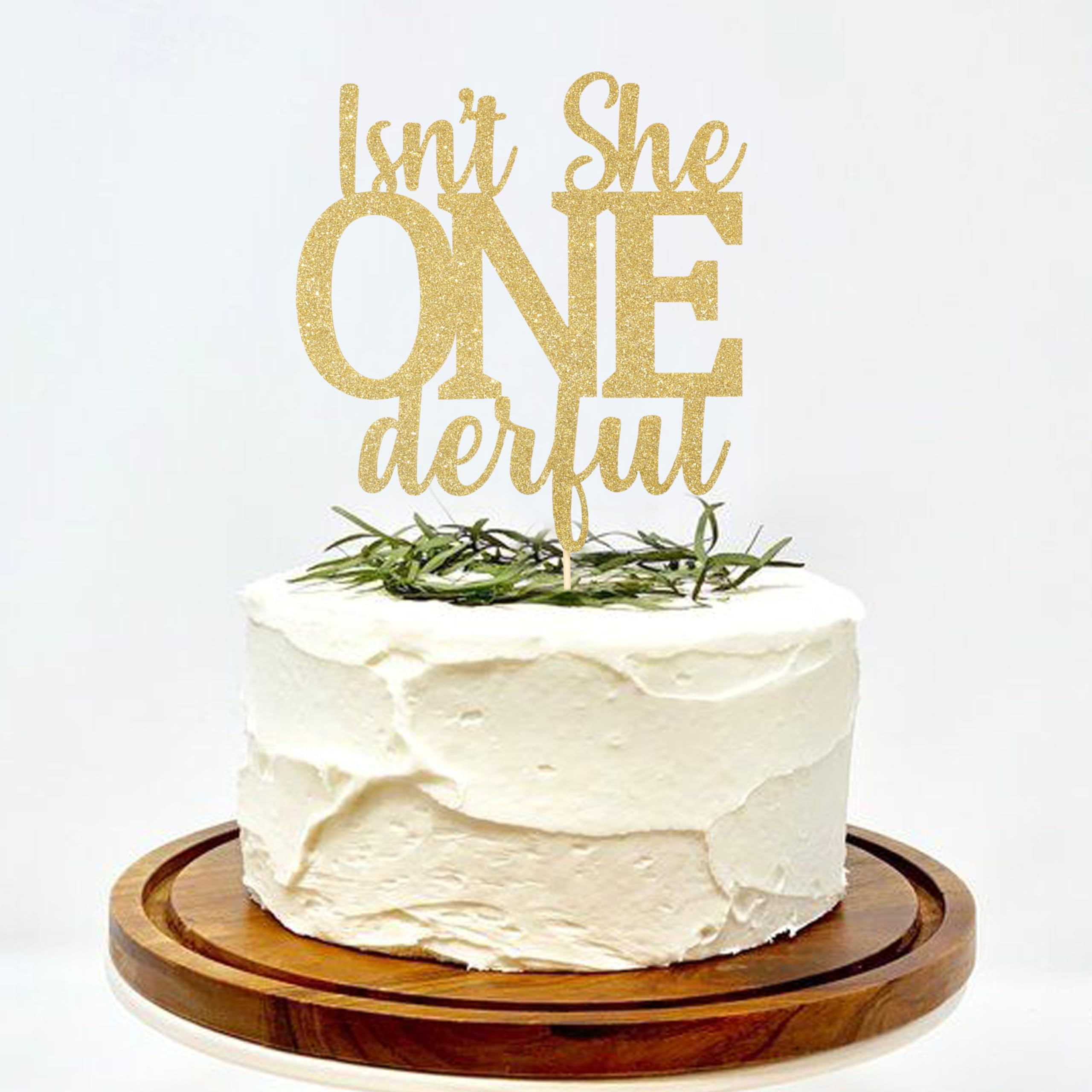 Isn't She Onederful TWE5 Cake Topper - Miss Onederful Birthday Cake ...
