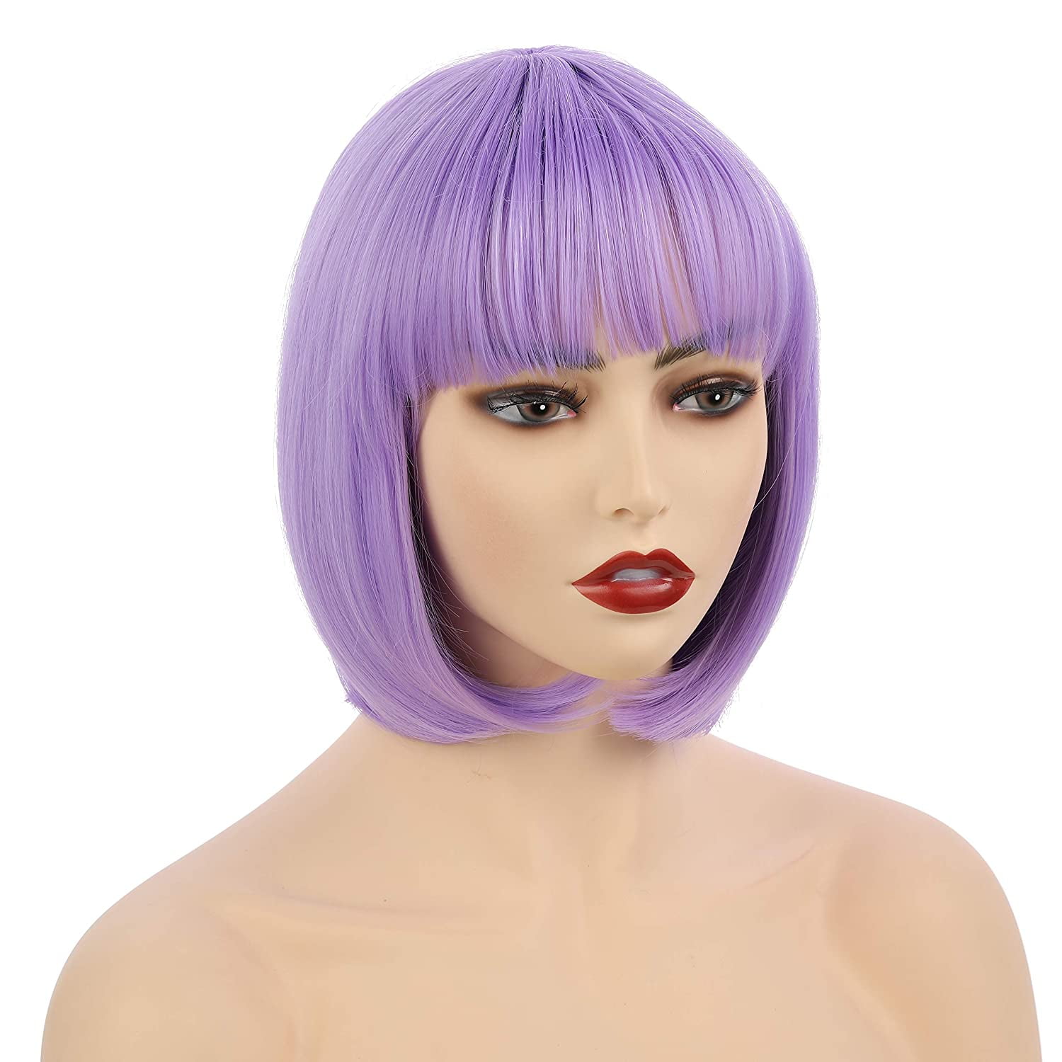 Onedor 10" Short Straight Hair Flapper Cosplay Costume Bob Wig (815 ...