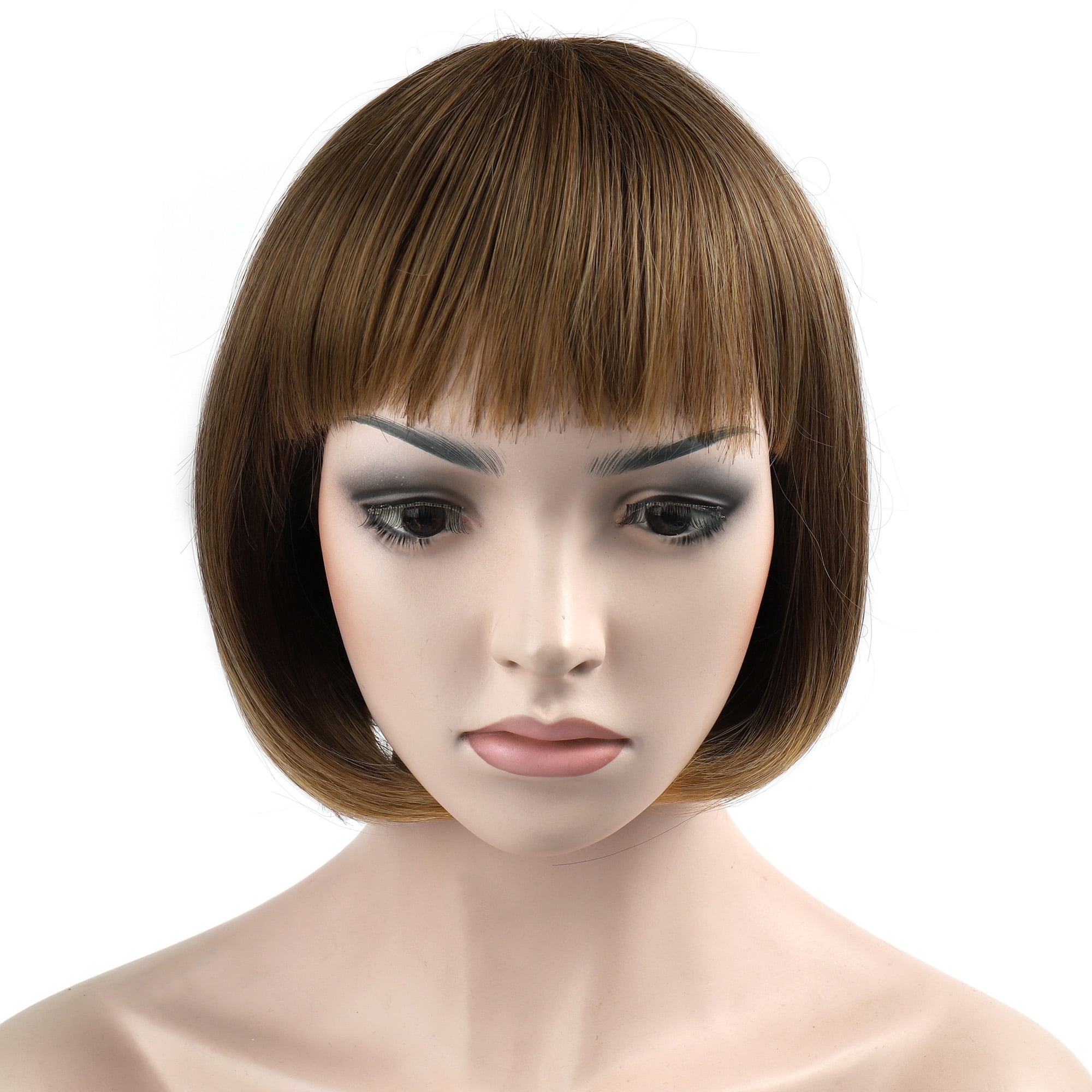 Onedor 10" Short Straight Hair Flapper Cosplay Costume Bob Wig (R1416T ...