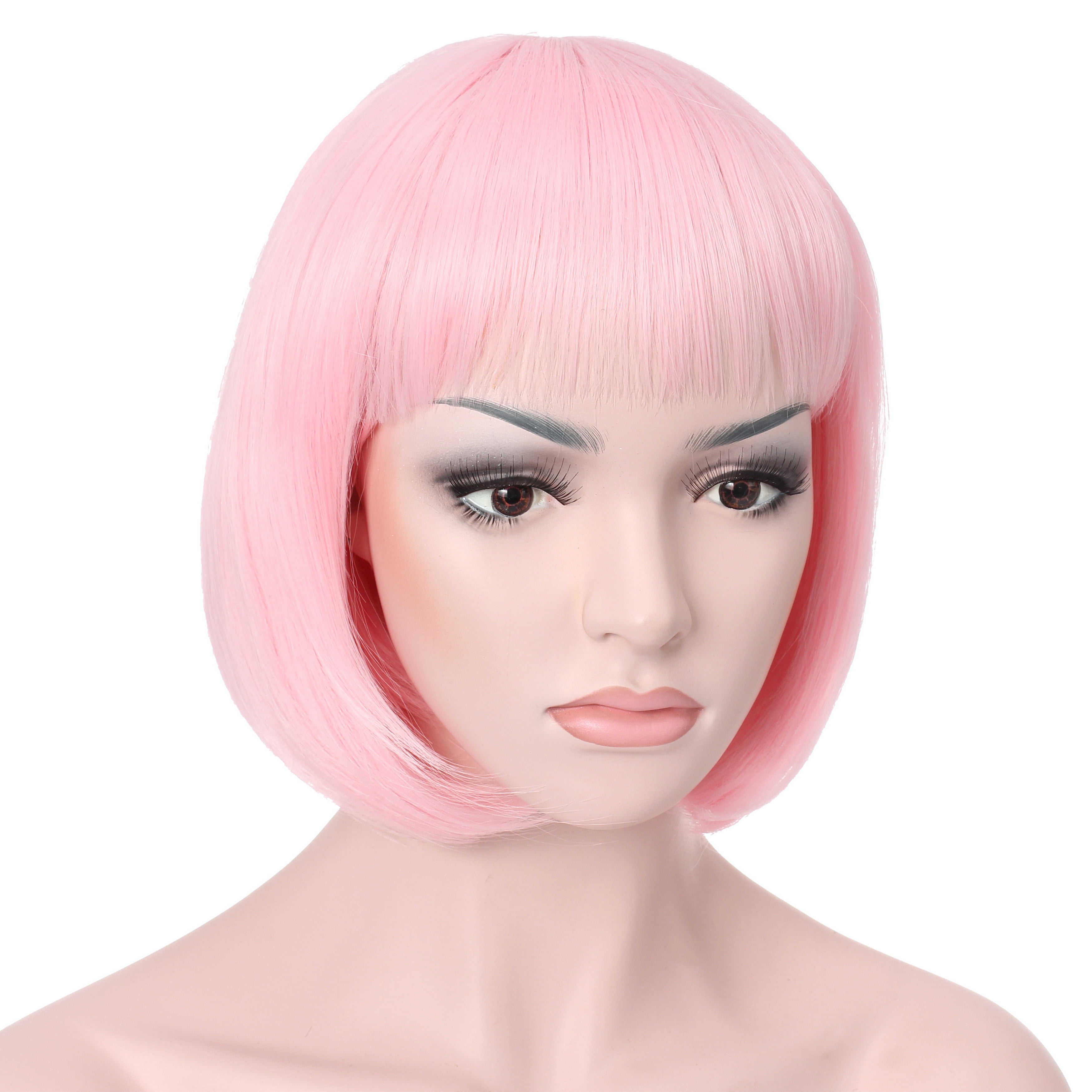 Onedor 10" Short Straight Hair Flapper Cosplay Costume Bob Wig (T1911 ...