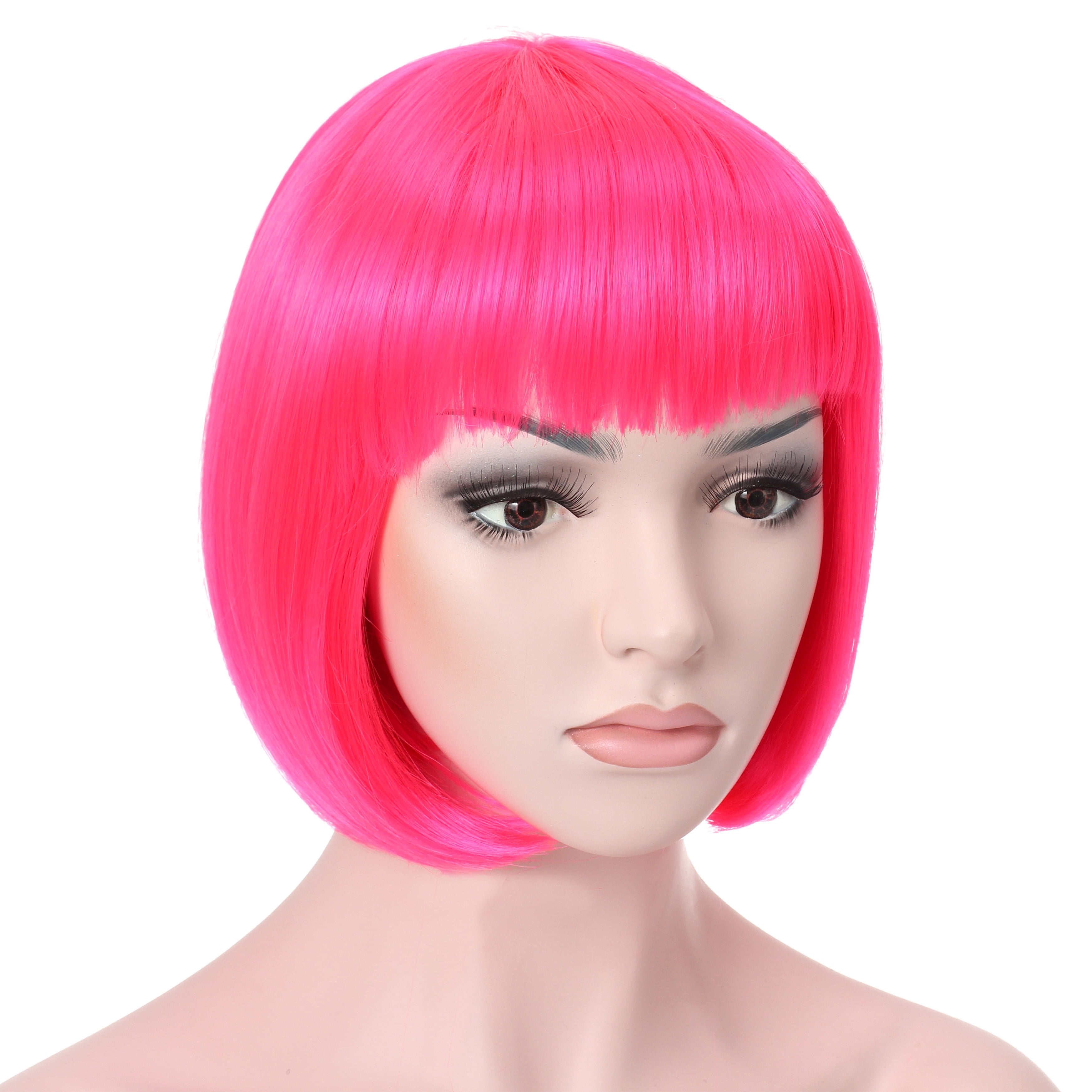 Onedor 10" Short Straight Hair Flapper Cosplay Costume Bob Wig (TF2315 ...