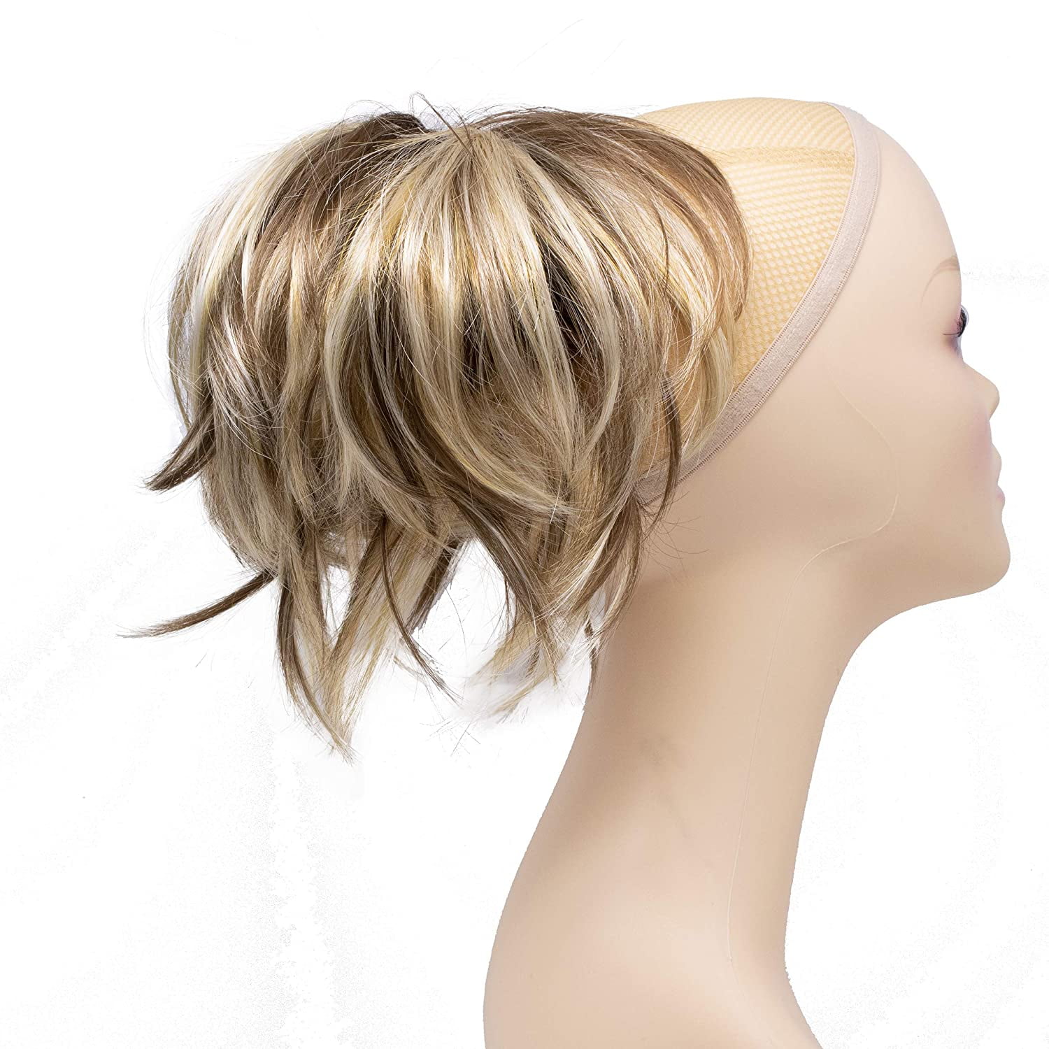 Onedor 12 inch Premium Synthetic Adjustable & Customizable Updo Style ...