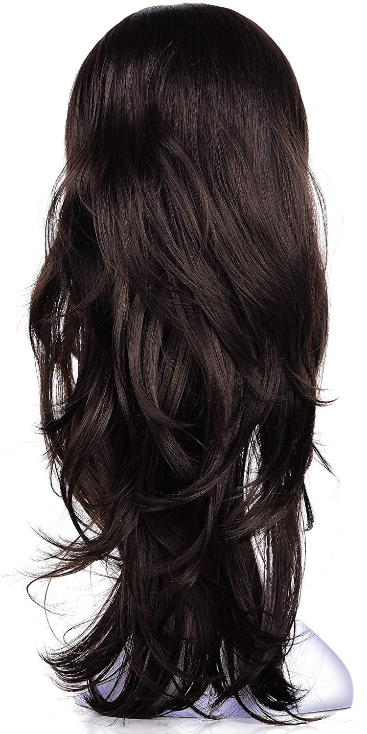 Onedor 23" Curly Hair Women Ladies 3/4 Half Wig Premium Japanese ...