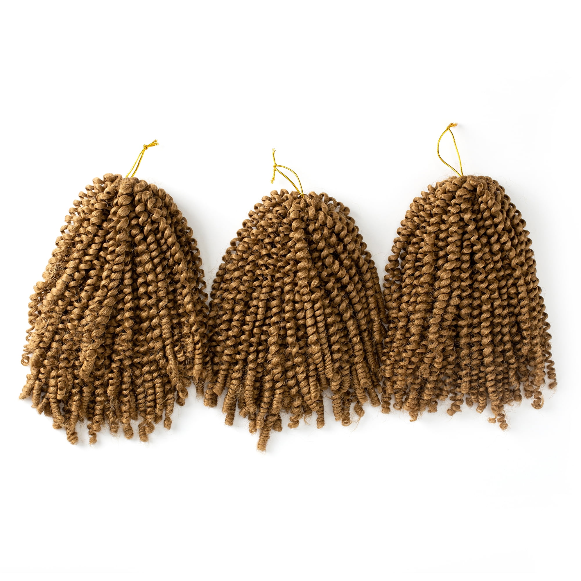 Onedor 3 Bundles/Lot 8 Inch Short Spring Twist Crochet Braids Bomb ...
