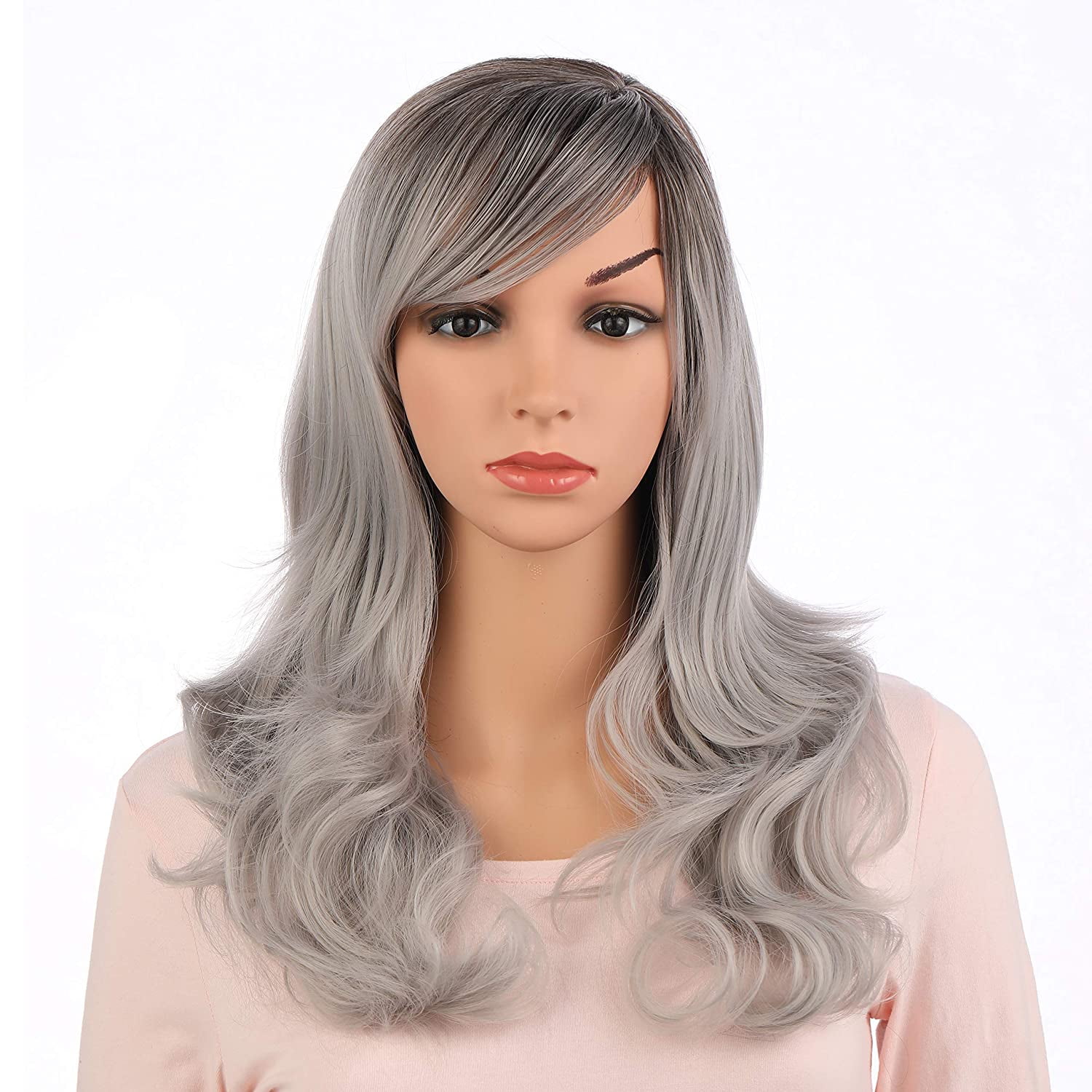 Onedor Full Head Beautiful Long Curly Wave Stunning Wig Charming Curly ...