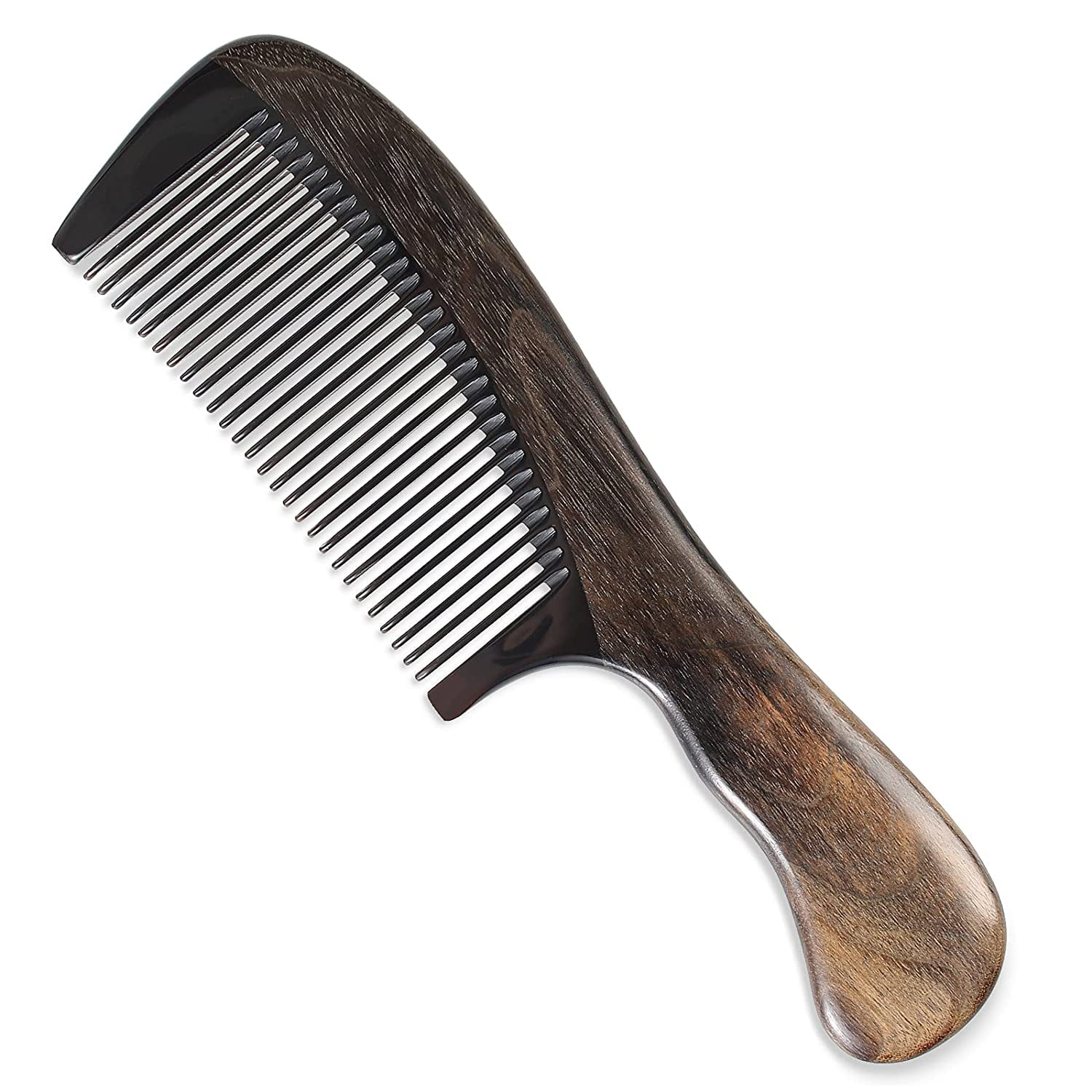 Onedor Handmade 100% Natural Chacate Preto Wood With Buffalo Horn Hair ...