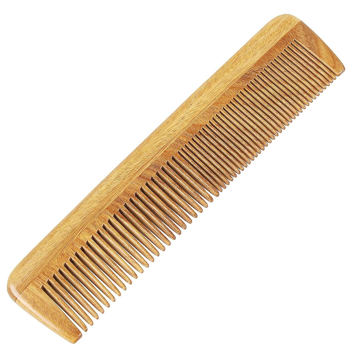 Onedor Handmade 100% Natural Green Sandalwood Hair Combs - Anti-Static ...