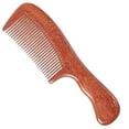 Onedor Handmade 100% Natural Red Sandalwood Hair Combs - Anti-Static ...