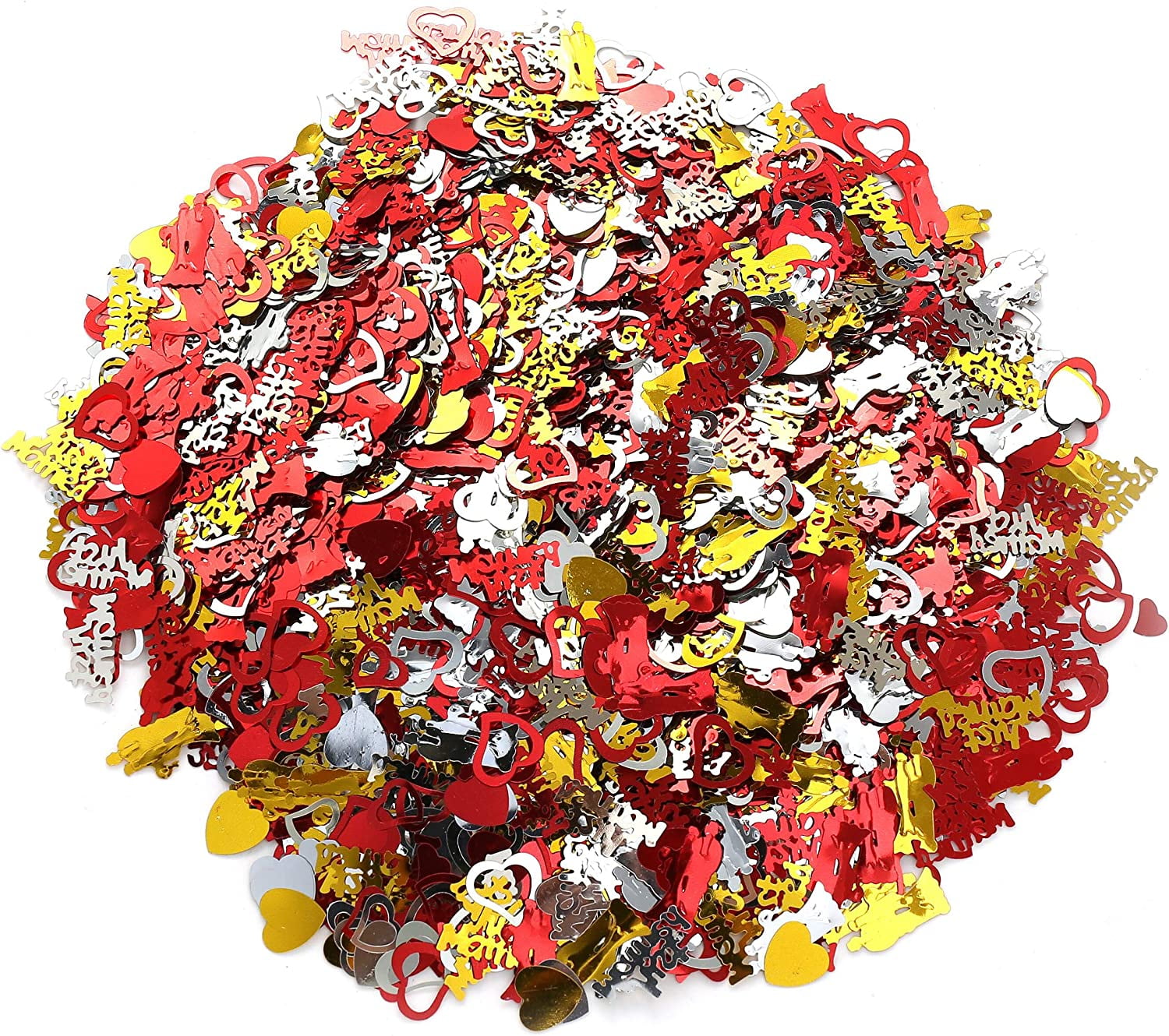 Onedor Plastic Multi-Shaped Confetti for Night Party Table Scatter ...