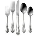 Oneida True Rose 20-Piece Stainless Steel Silverware Flatware Set ...