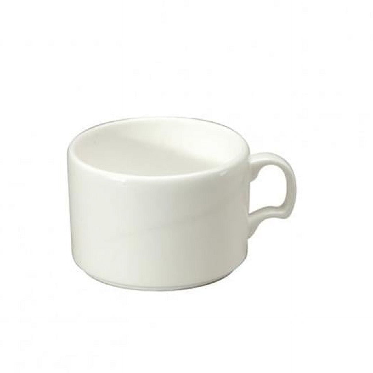 Oneida 8.5 oz Eclipse Stackable Embossed Bone China Cups - Pack of 36 - Walmart.com