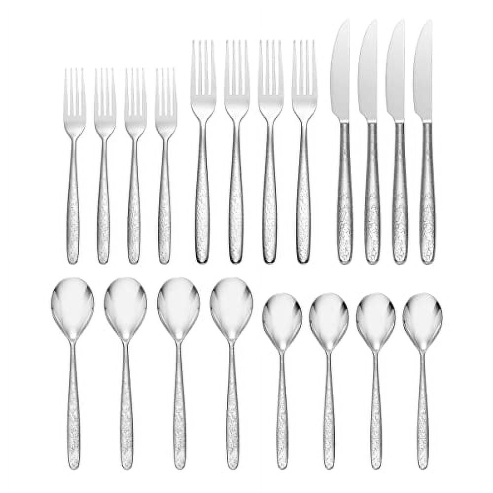 Oneida 894755 Storm 20 Piece Everyday Flatware Set, Service For 4 ...
