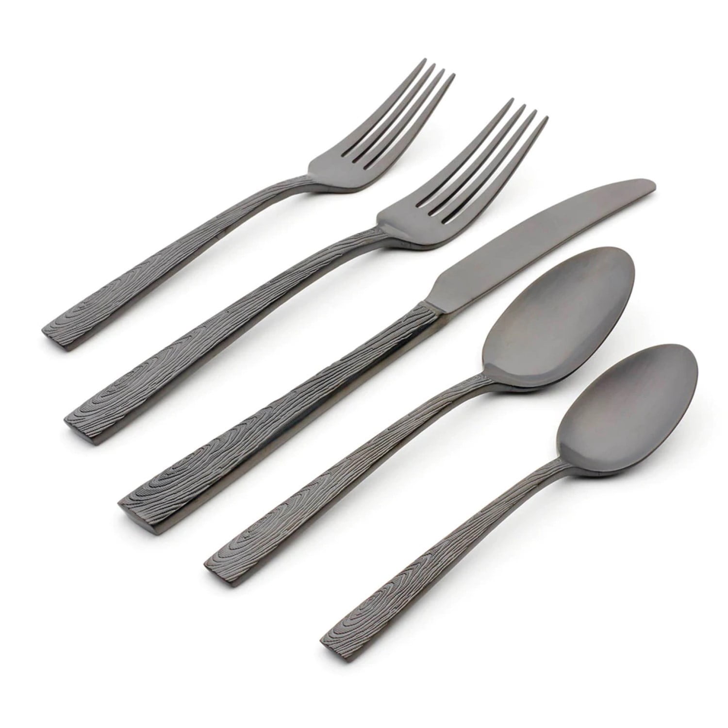 Oneida B1006020Al21 Elmcrest Midnight 20 Piece Flatware Set - Walmart.com