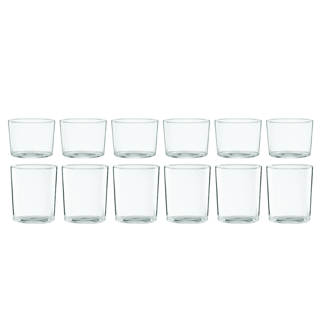 Oneida Entertain 365 12-Piece Clear Glass Stackables Drinkware Set ...