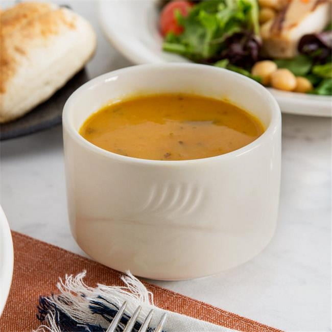 Oneida F1040000705 9 oz Espree Odyssey Cream White Bouillon Cups ...