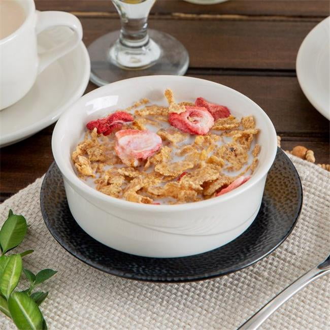 Oneida F1040000760 12 oz Espree Round Cereal Bowl, Bone-Cream White ...