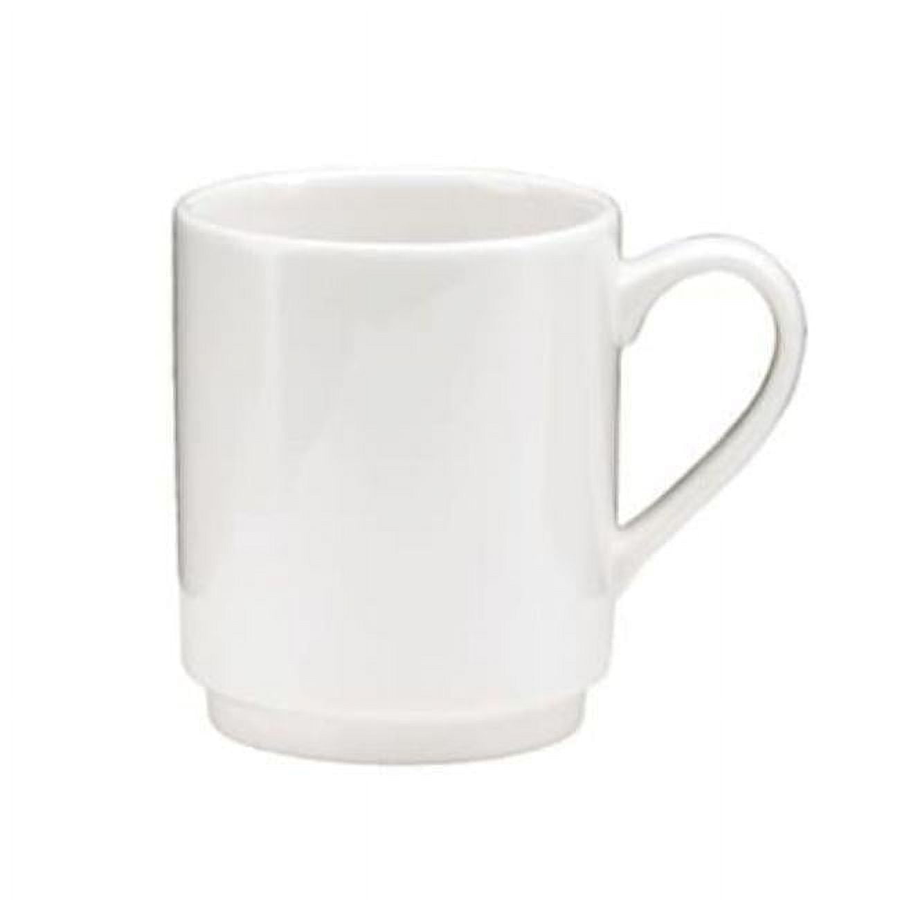 Oneida F1400000563 12 oz Tundra White Stackable Mugs - Walmart.com