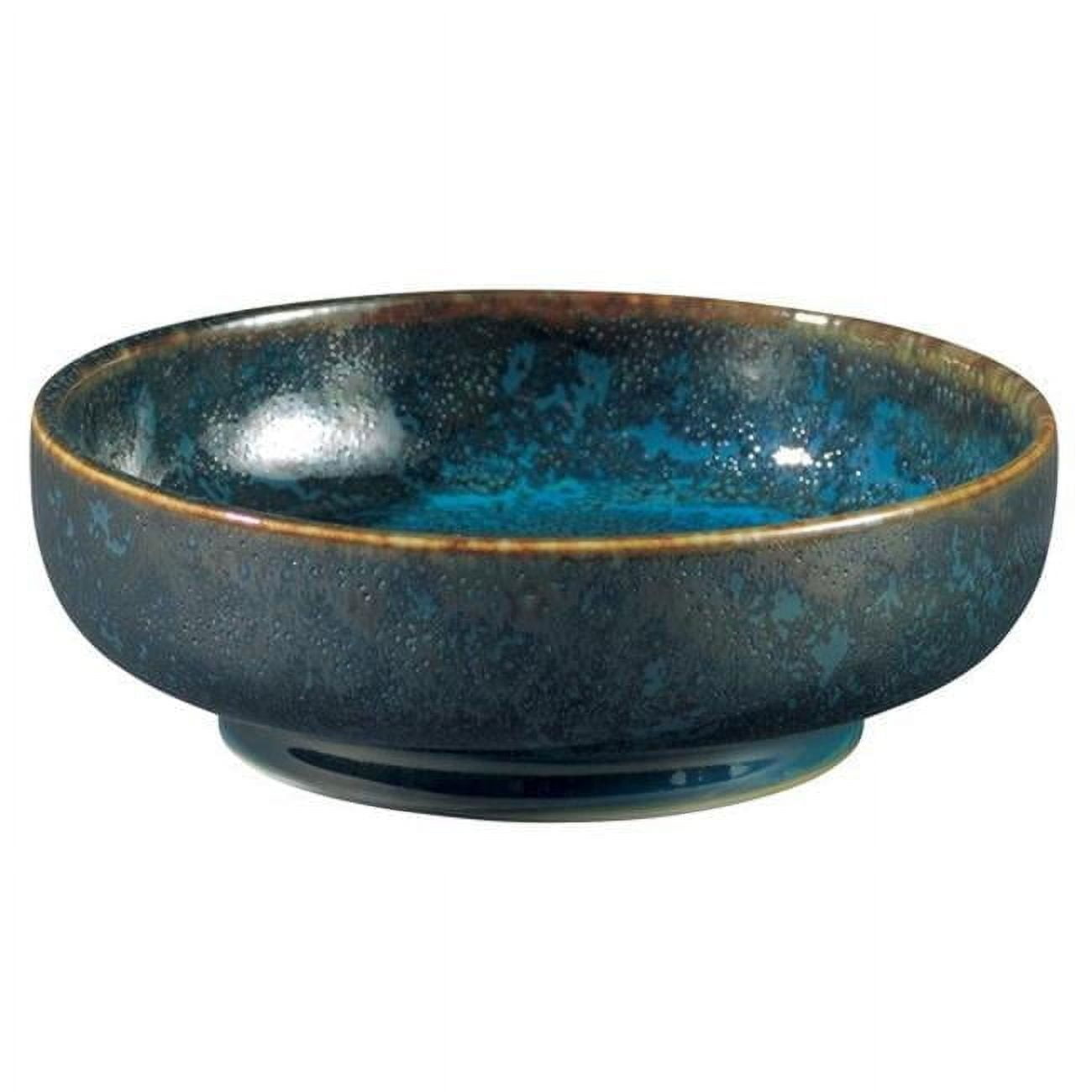 Oneida F1468994293 9 oz 4.75 in. Studio Pottery Footed Bowl, Blue ...