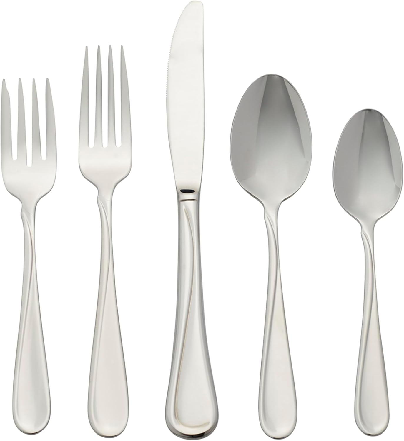 Oneida Flatware Flight, Teaspoons, Stainless Steel, Set of 6 - Walmart.com